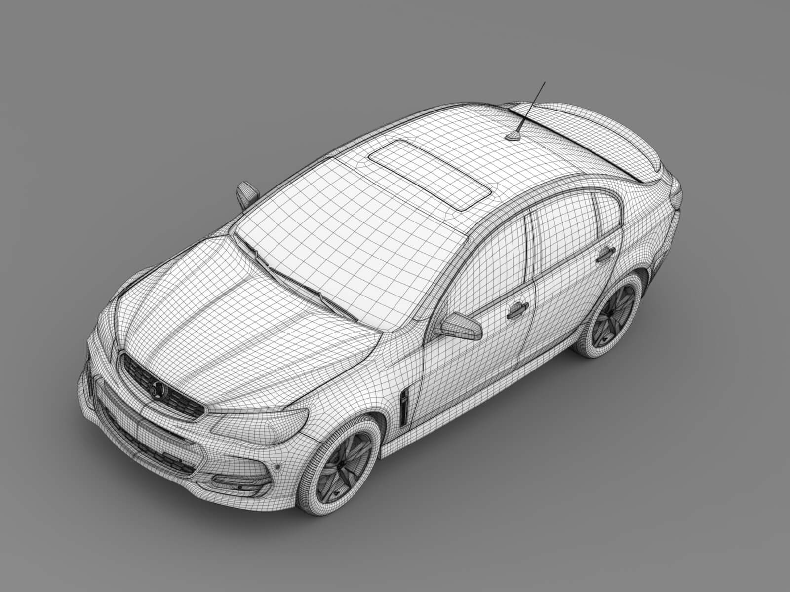 Holden Commodore SV6 VF Series II 2016 - 3D Model by Creator 3D