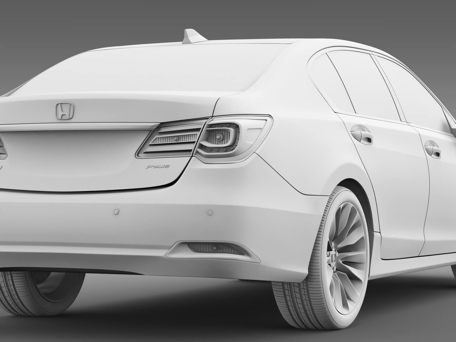 Honda Legend 2015 - 3D Model by Creator 3D