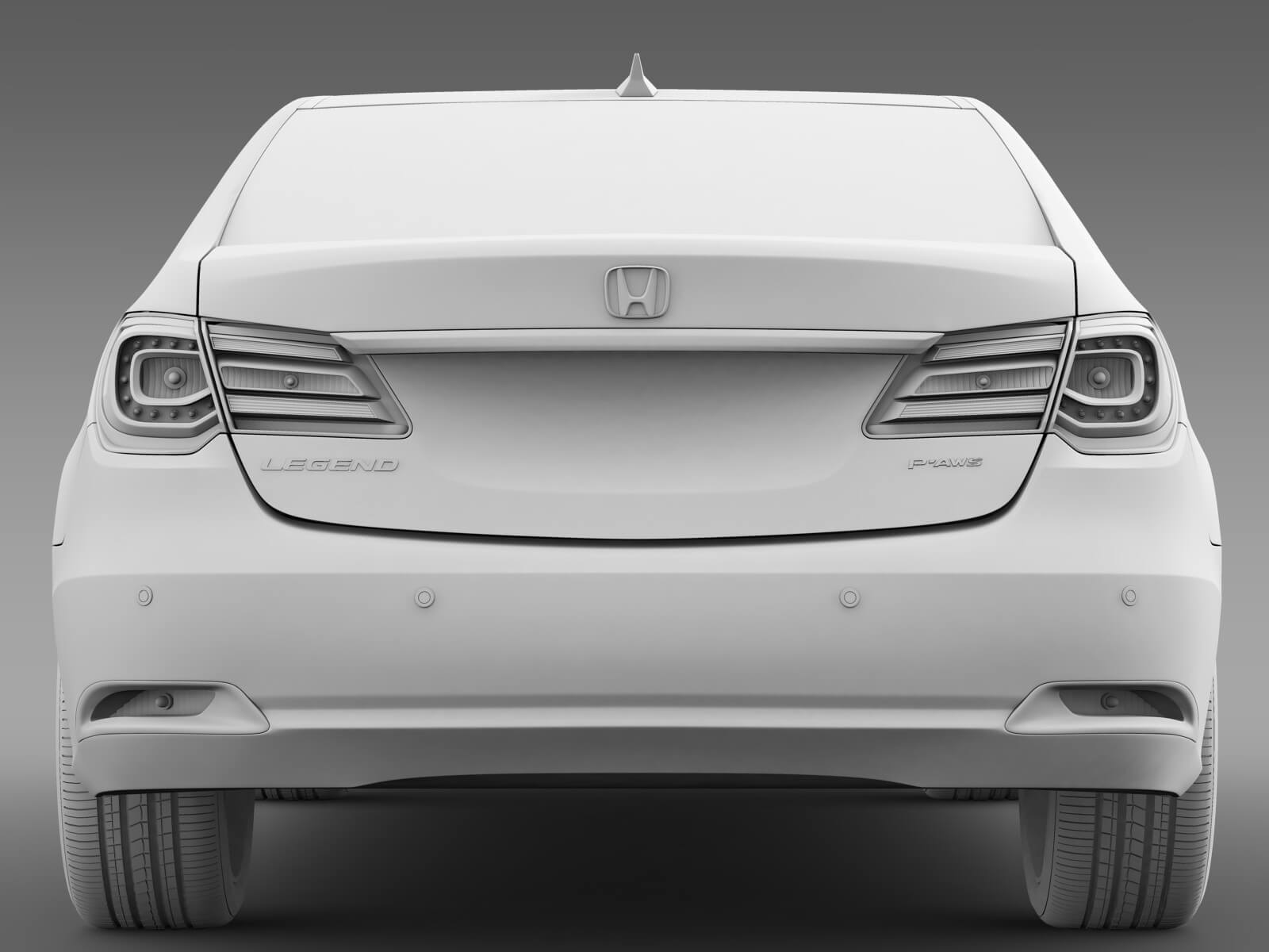 Honda Legend 2015 - 3D Model by Creator 3D