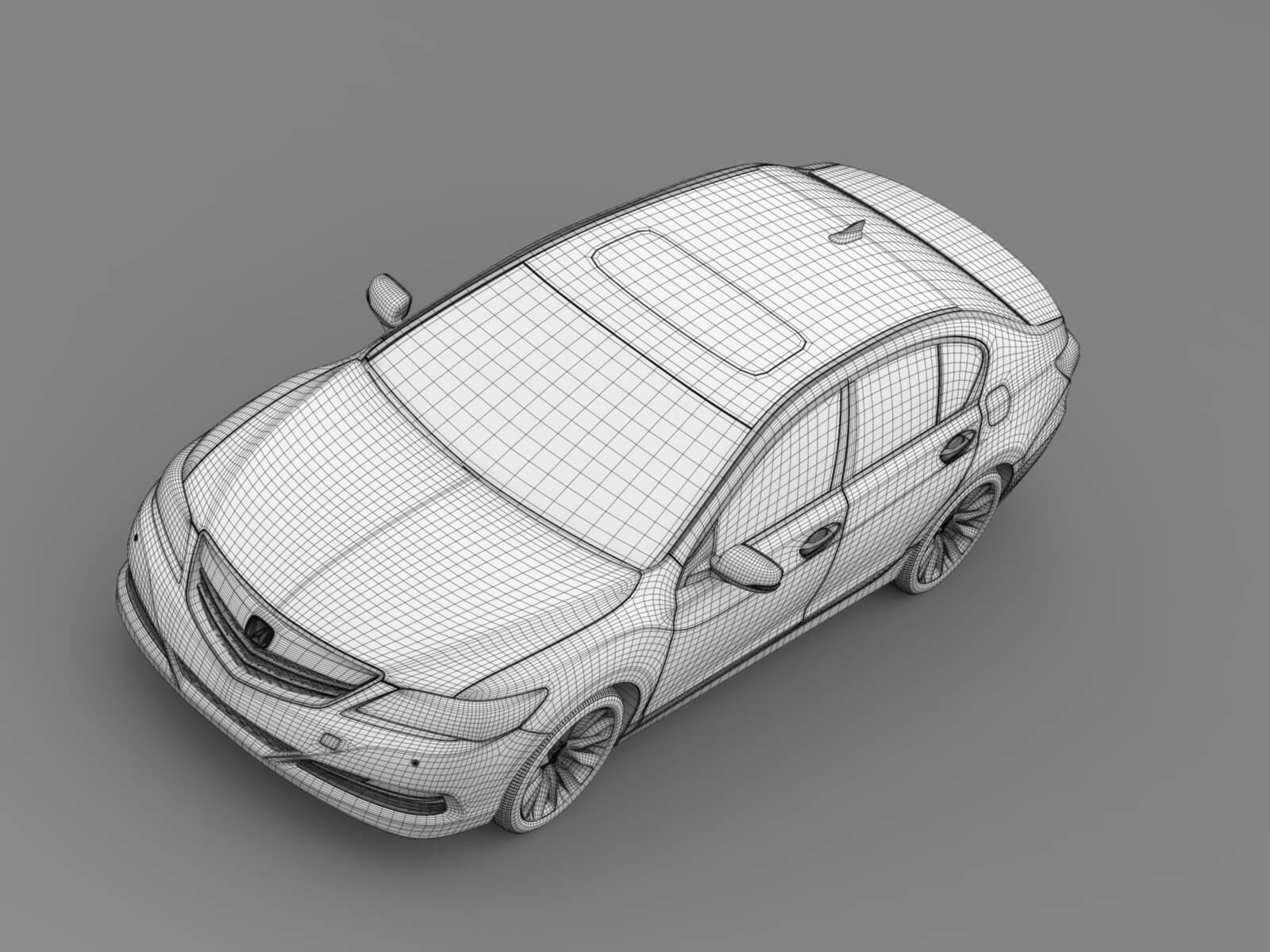 Honda Legend 2015 - 3D Model by Creator 3D