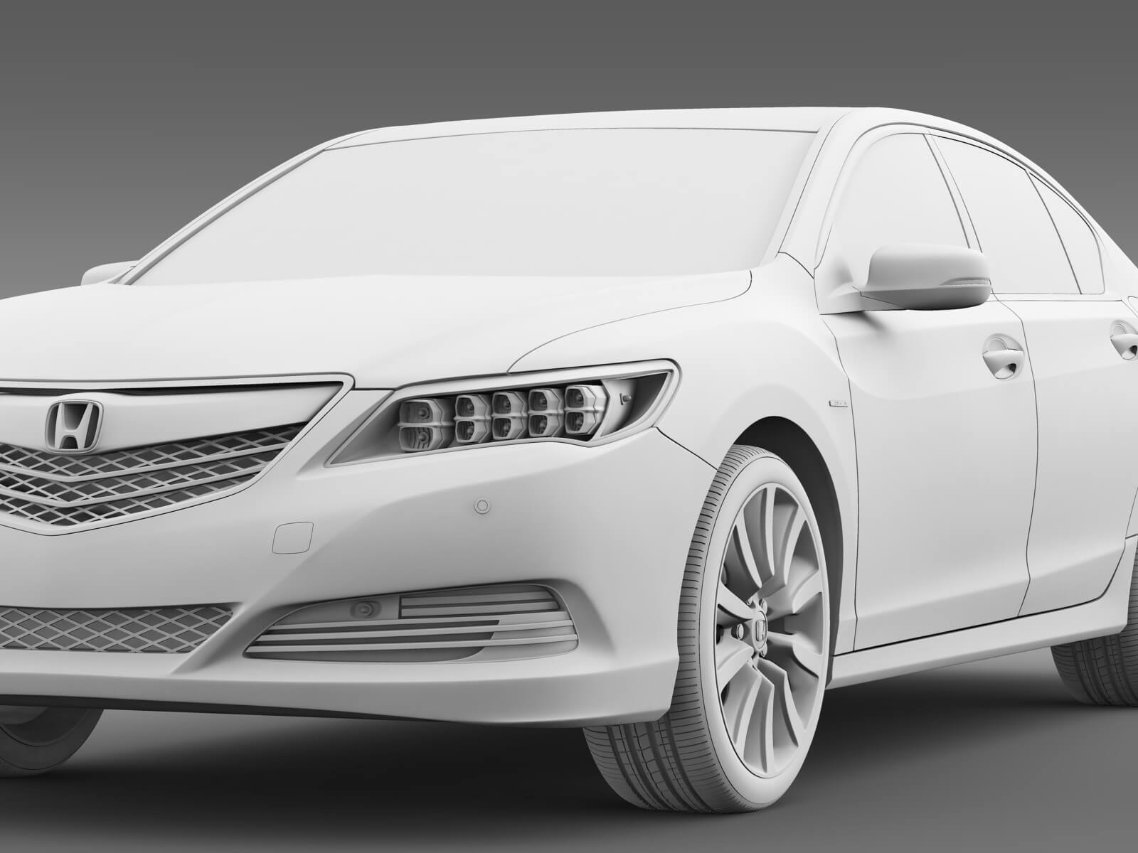 Honda Legend Hybrid 2015 - 3D Model by Creator 3D