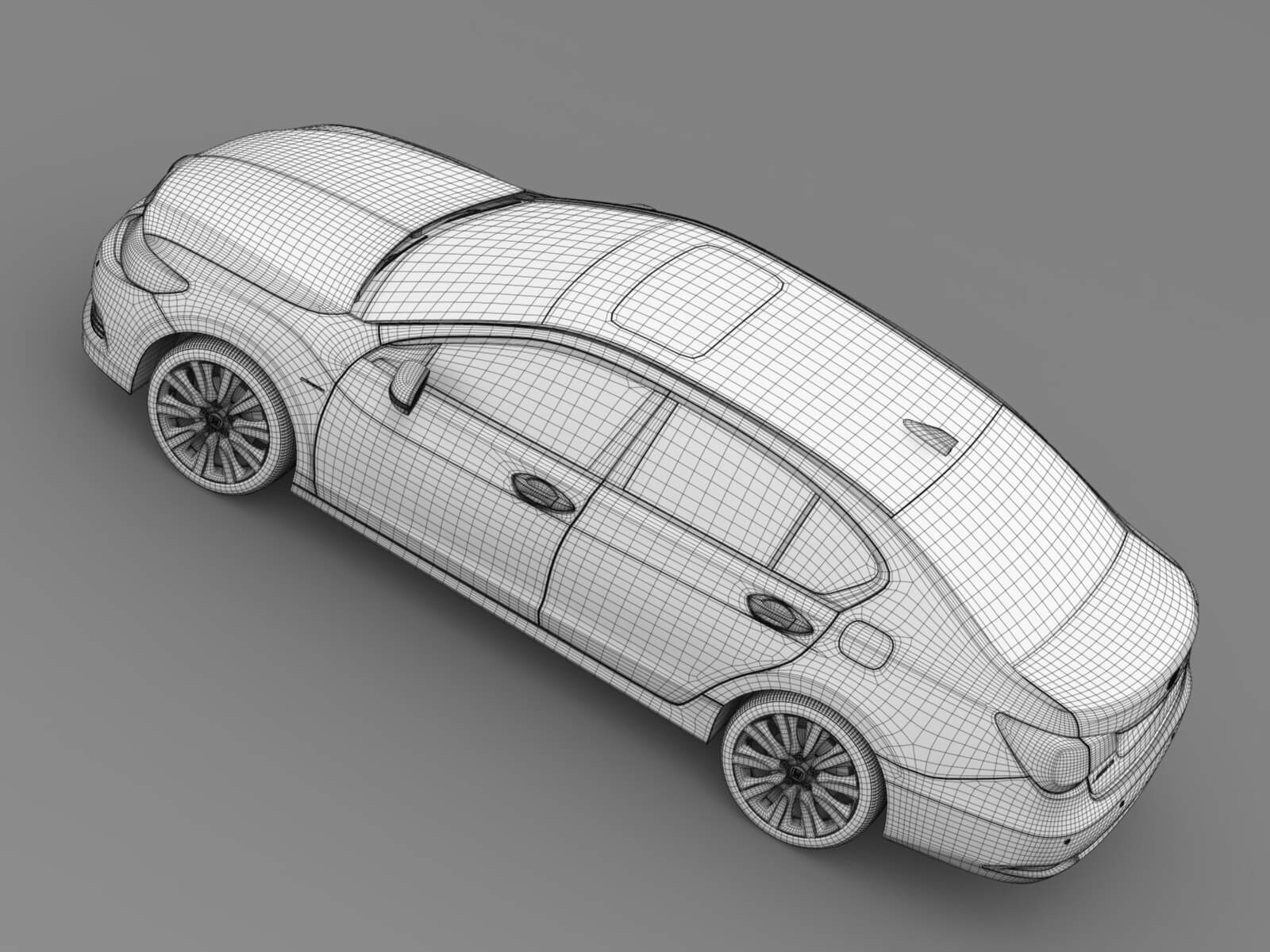 Honda Legend Hybrid 2015 - 3D Model by Creator 3D
