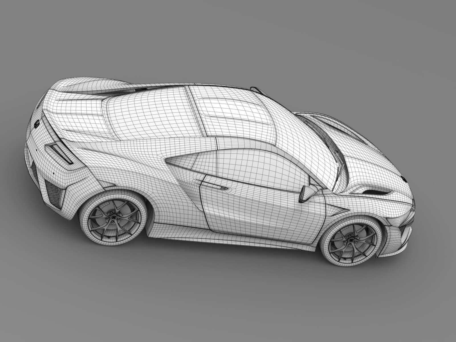 Honda NSX 2016 - 3D Model by Creator 3D