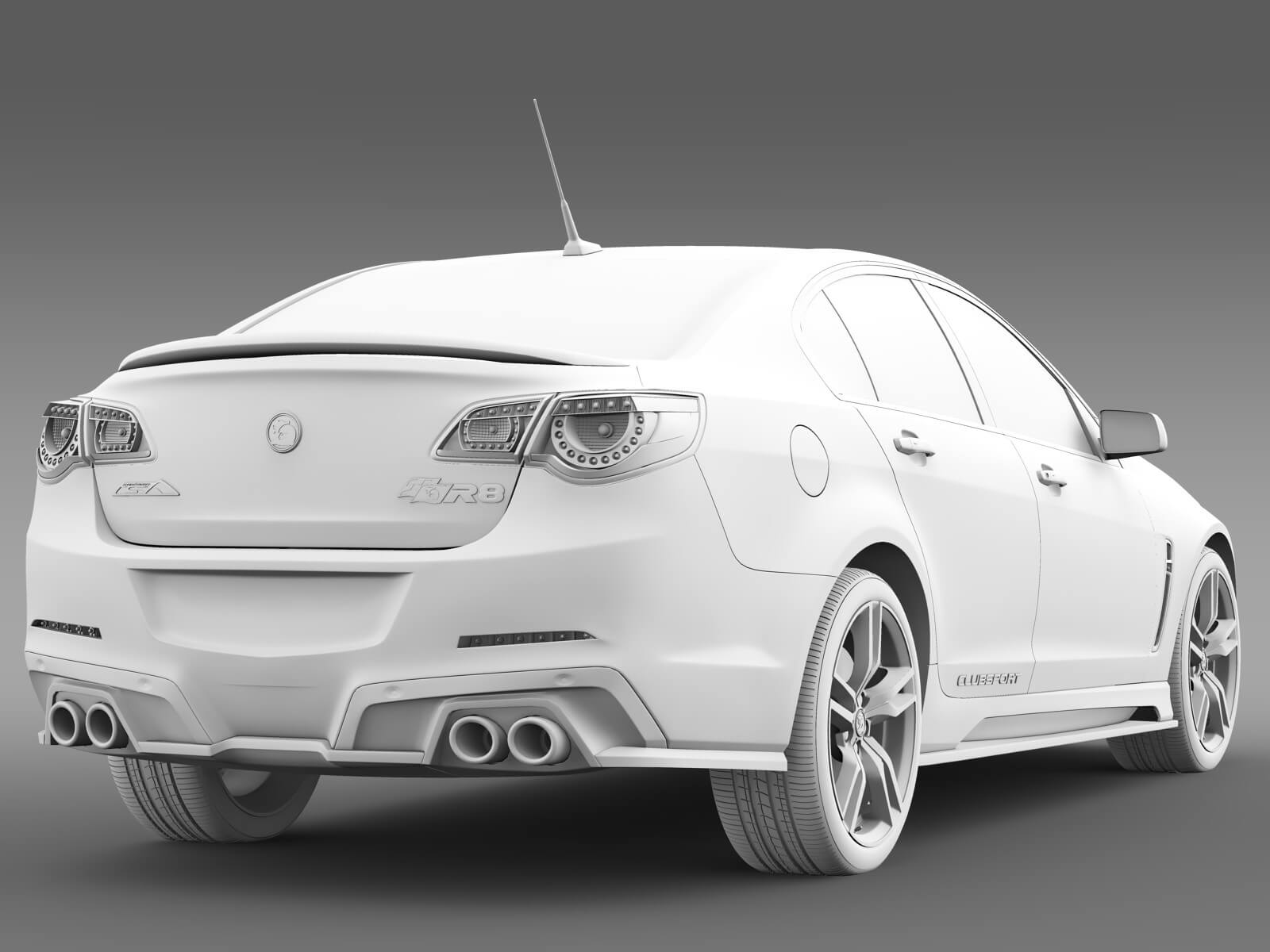 HSV Clubsport R8 Gen F2 2016 - 3D Model by Creator 3D