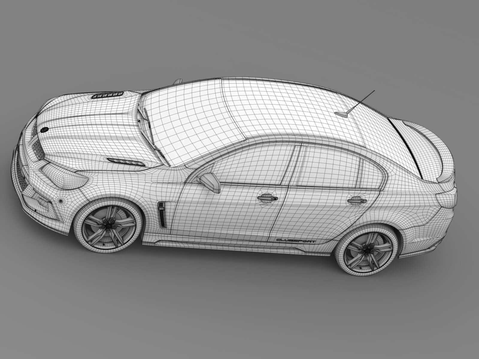 HSV Clubsport R8 Gen F2 2016 - 3D Model by Creator 3D