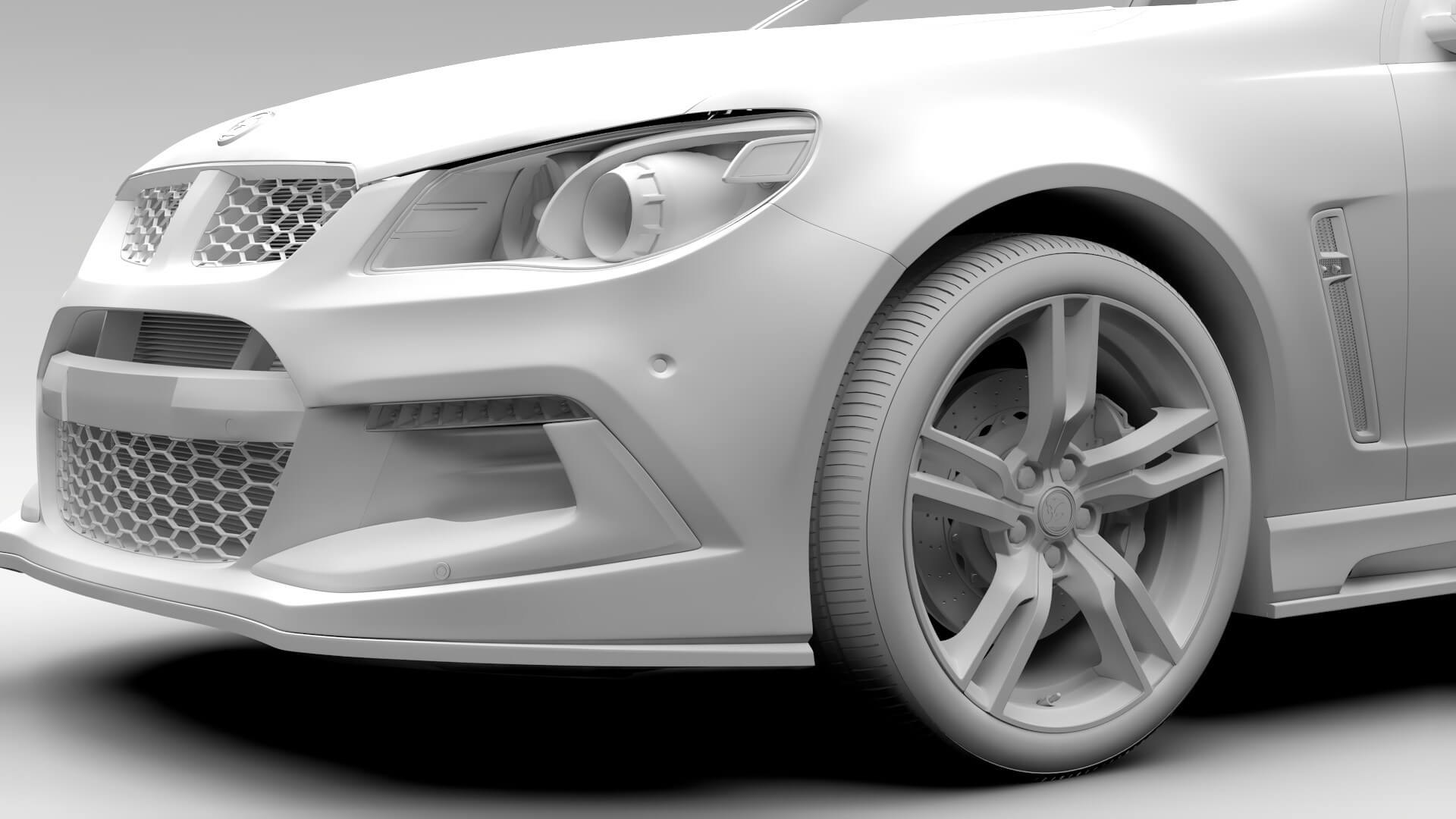 HSV Clubsport R8 Tourer Gen F2 2016 - 3D Model by Creator 3D