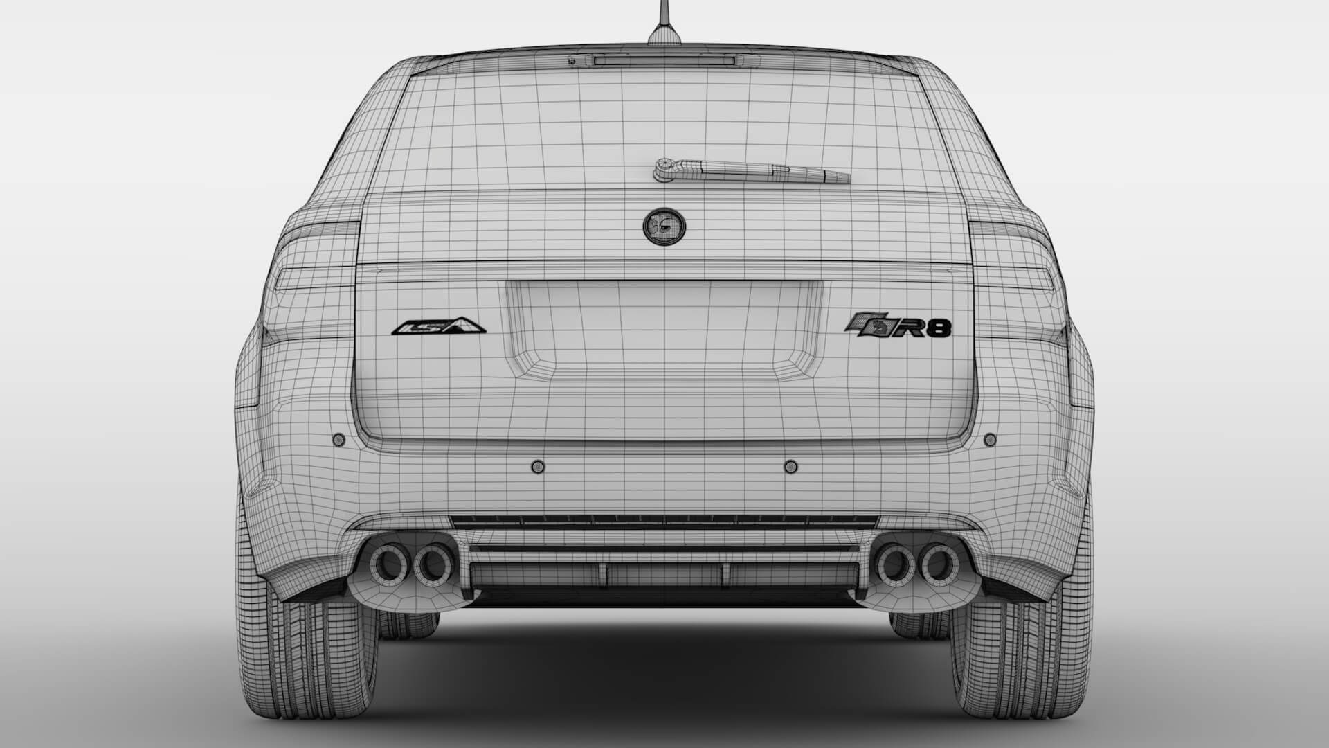 HSV Clubsport R8 Tourer Gen F2 2016 - 3D Model by Creator 3D