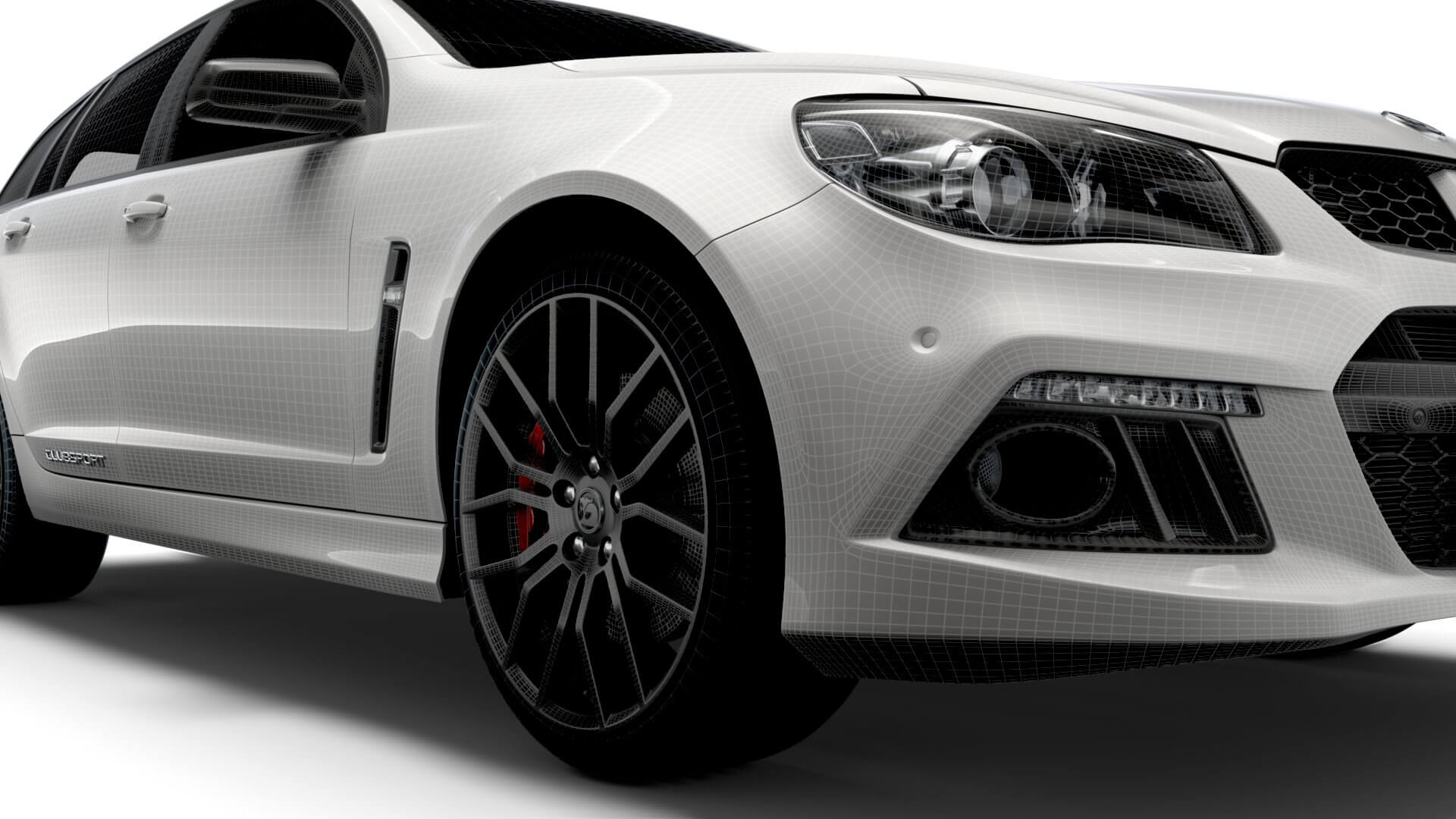 HSV Clubsport Tourer R8 Gen F 2015 - 3D Model by Creator 3D