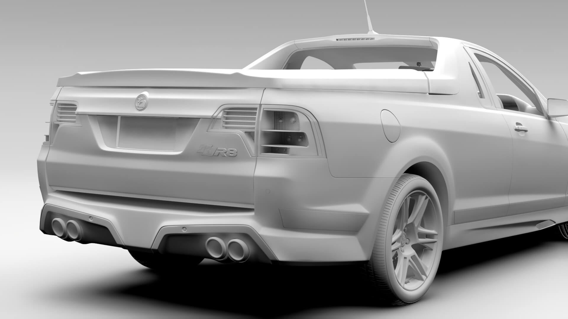 HSV Maloo R8 SV Black Gen F2 2016 - 3D Model by Creator 3D