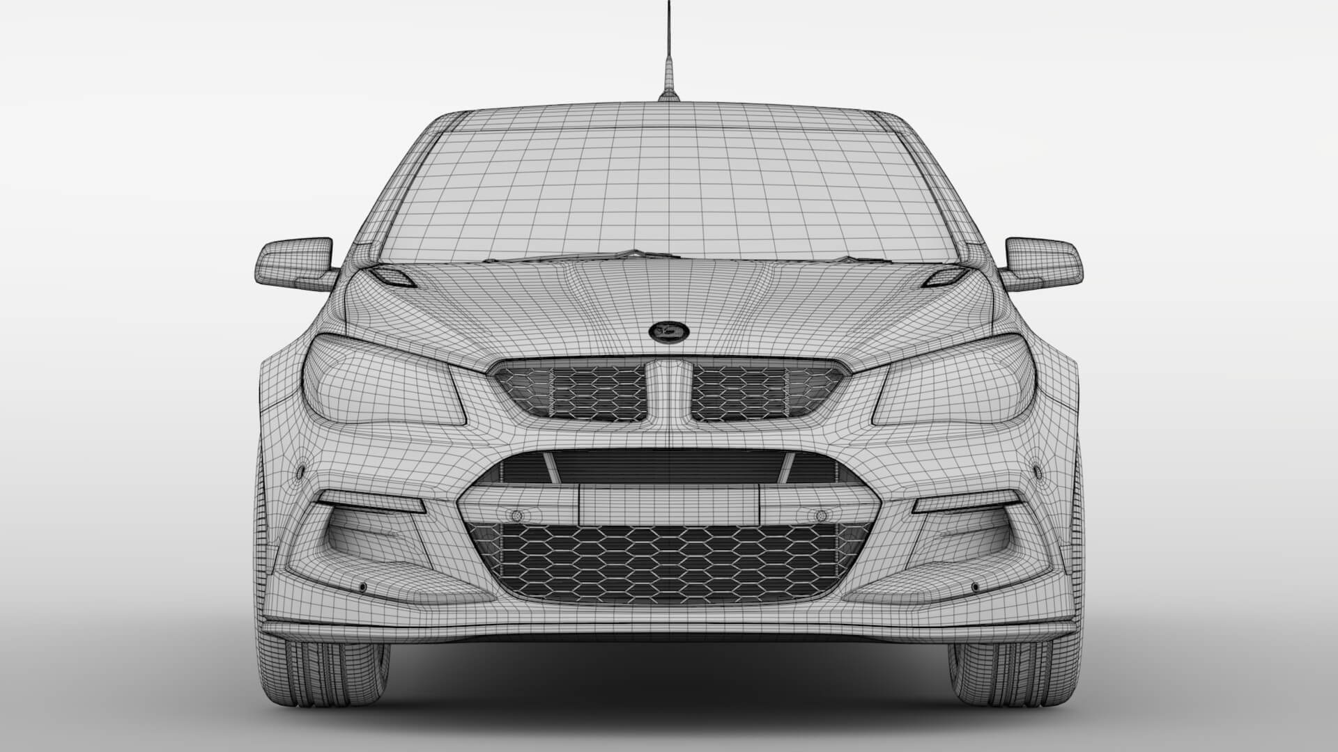 HSV Maloo R8 SV Black Gen F2 2016 - 3D Model by Creator 3D