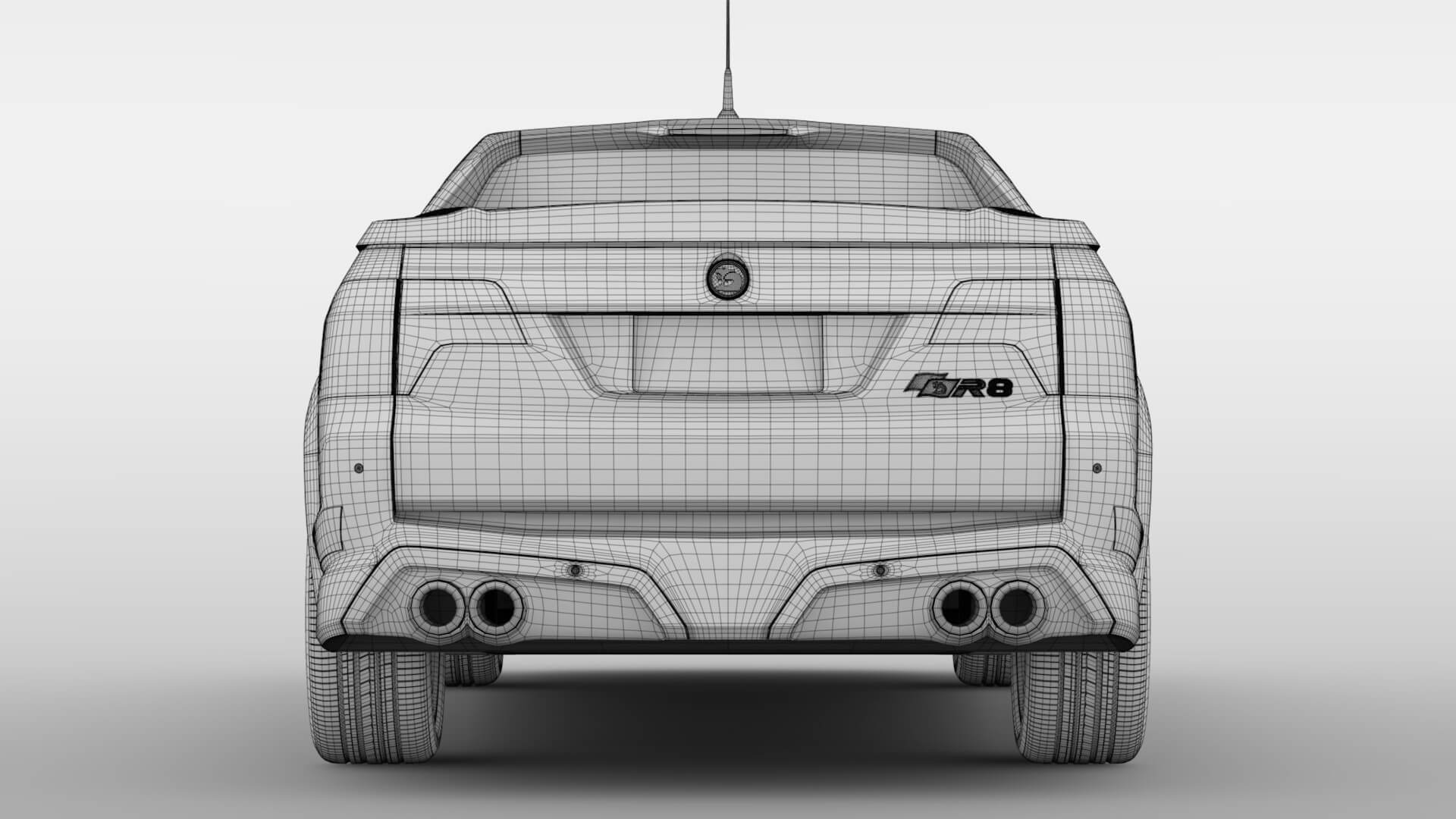 HSV Maloo R8 SV Black Gen F2 2016 - 3D Model by Creator 3D