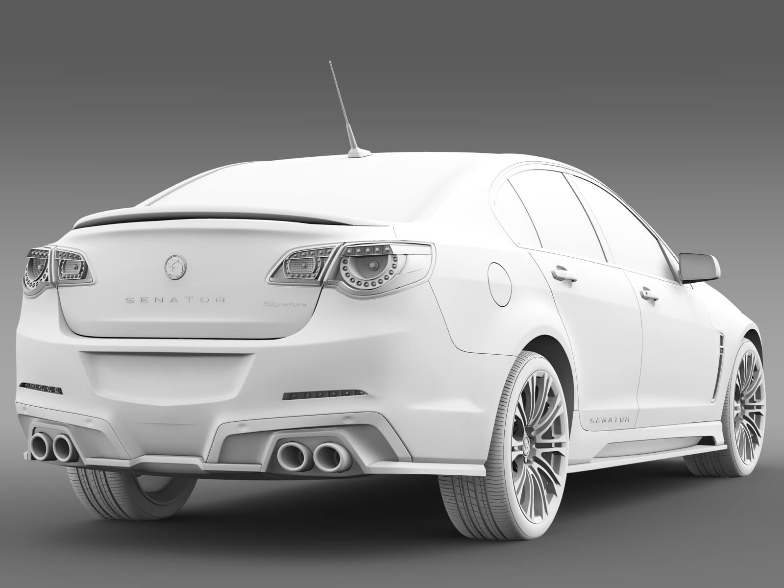 HSV Senator Signature Gen F2 2016 - 3D Model by Creator 3D