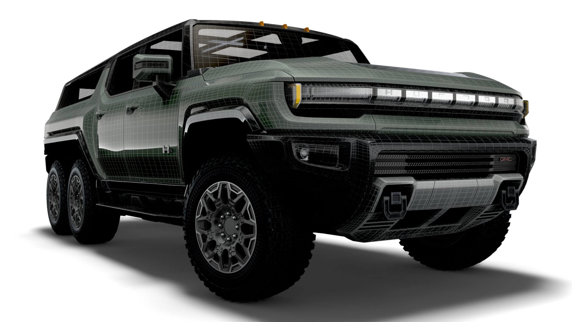 Hummer EV GMC SUV Crawler 2024 - 3D Model by Creator 3D