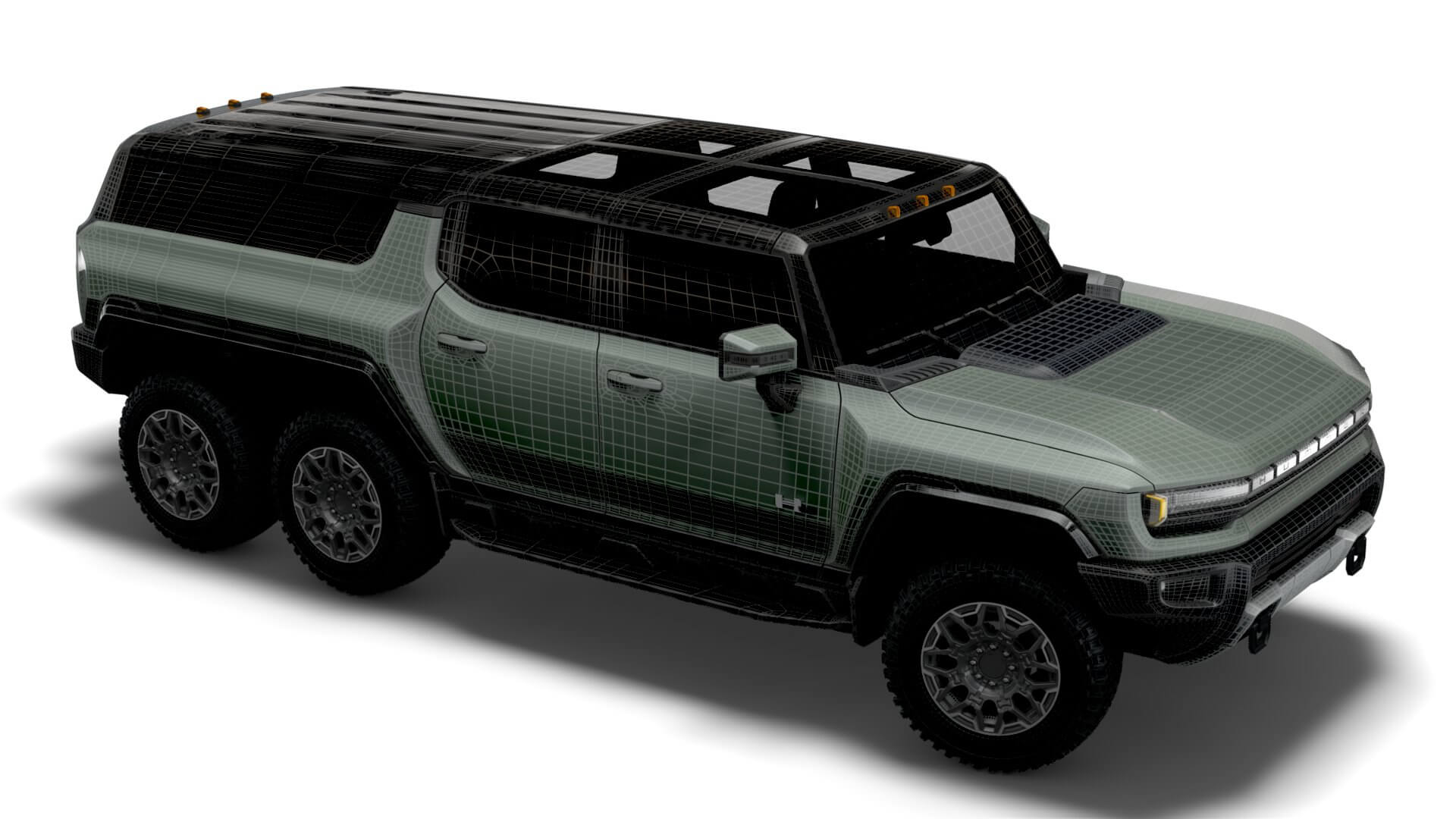 Hummer EV GMC SUV Crawler 2024 - 3D Model by Creator 3D