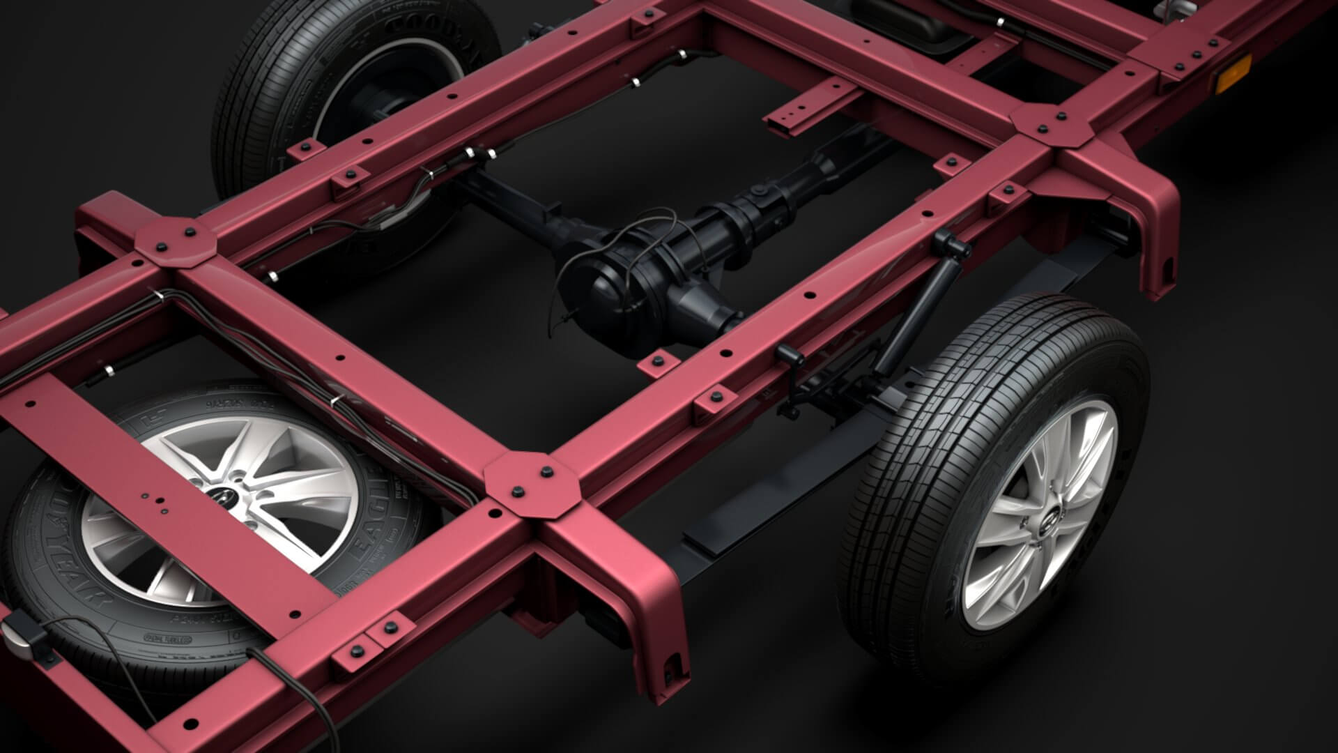 Hyundai H350 Chassis Single Cab LWB 2019 - 3D Model by Creator 3D