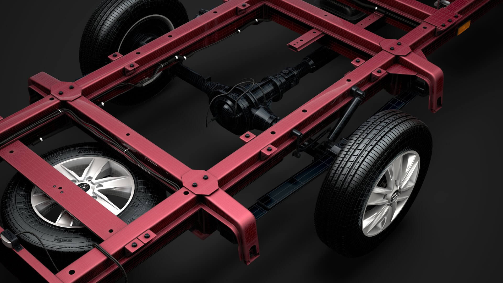 Hyundai H350 Chassis Single Cab LWB 2019 - 3D Model by Creator 3D