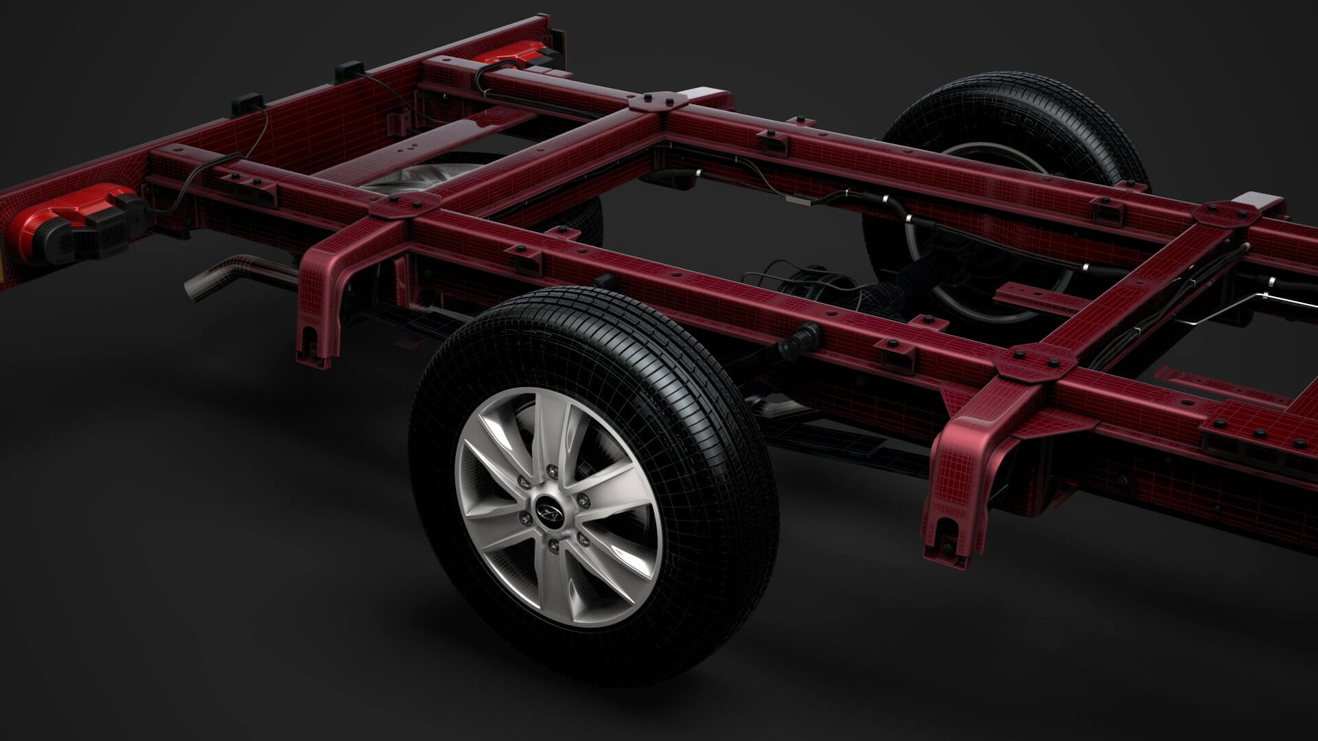 Hyundai H350 Chassis Single Cab LWB 2019 - 3D Model by Creator 3D