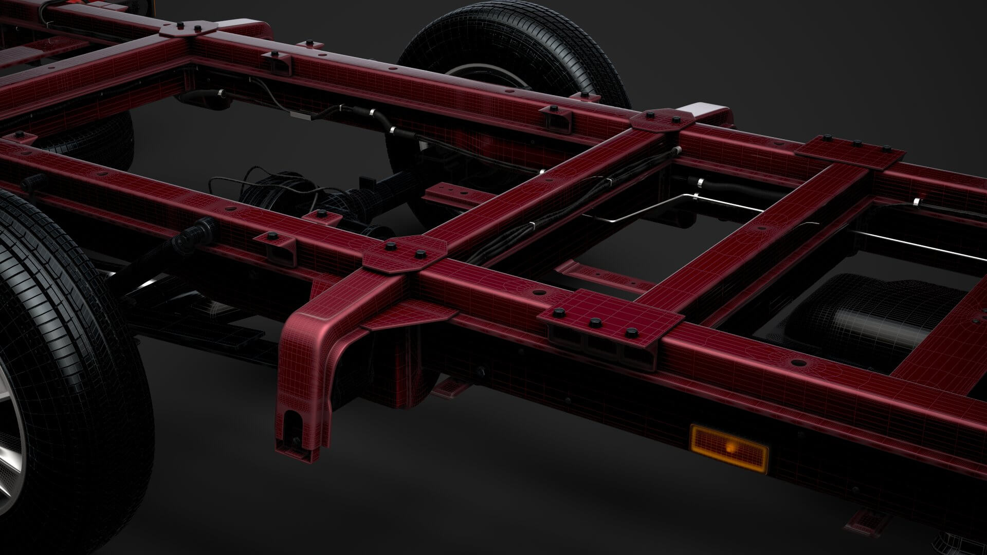 Hyundai H350 Chassis Single Cab LWB 2019 - 3D Model by Creator 3D