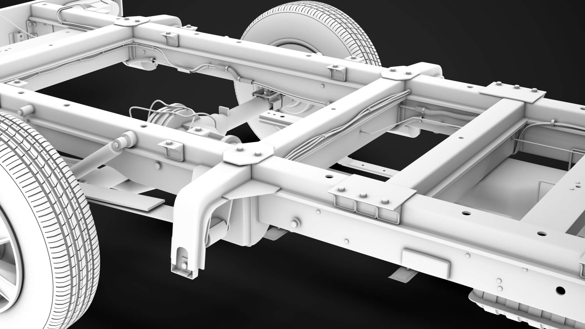 Hyundai H350 Chassis Single Cab SWB 2019 - 3D Model by Creator 3D