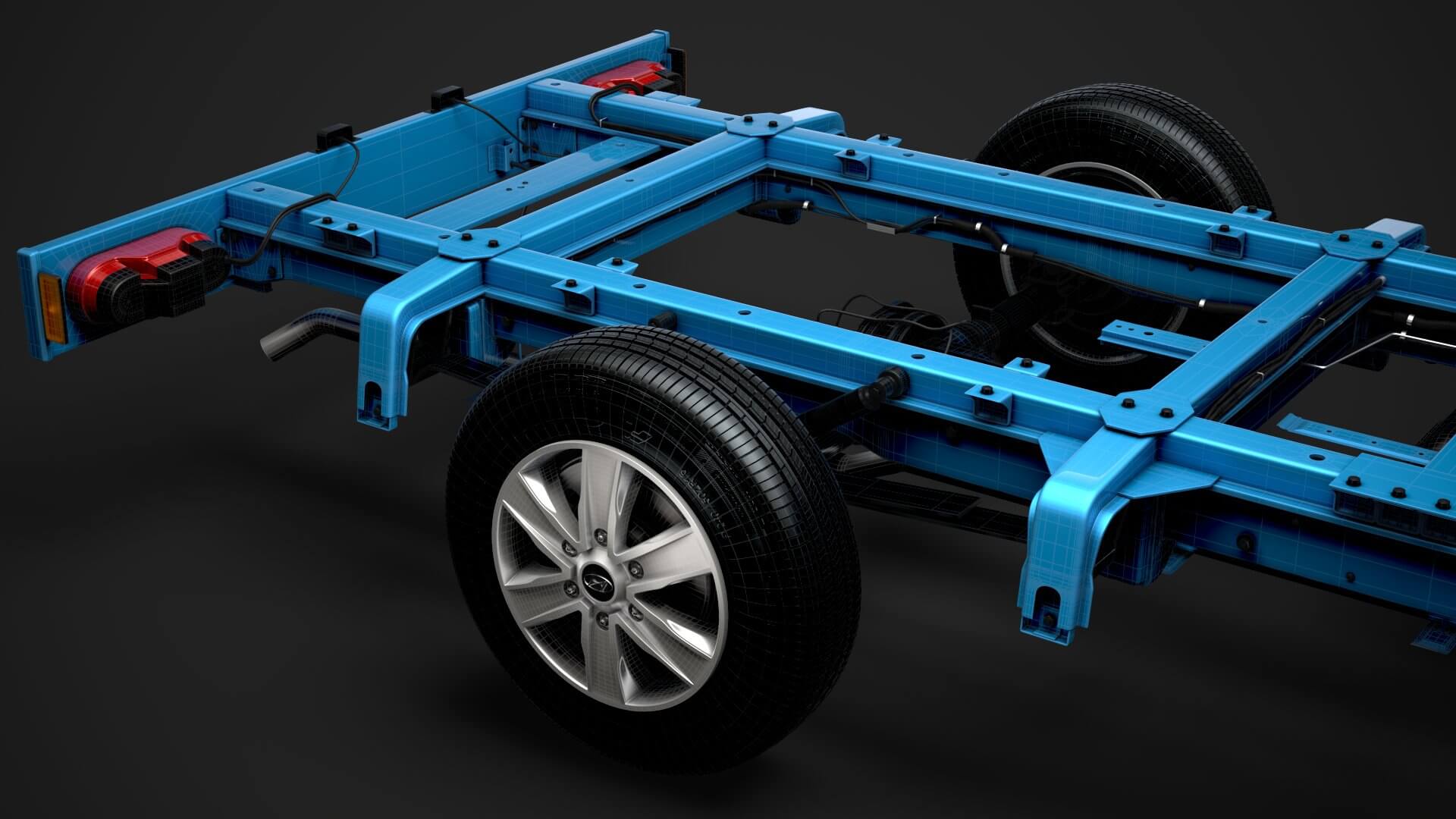 Hyundai H350 Chassis Single Cab SWB 2019 - 3D Model by Creator 3D