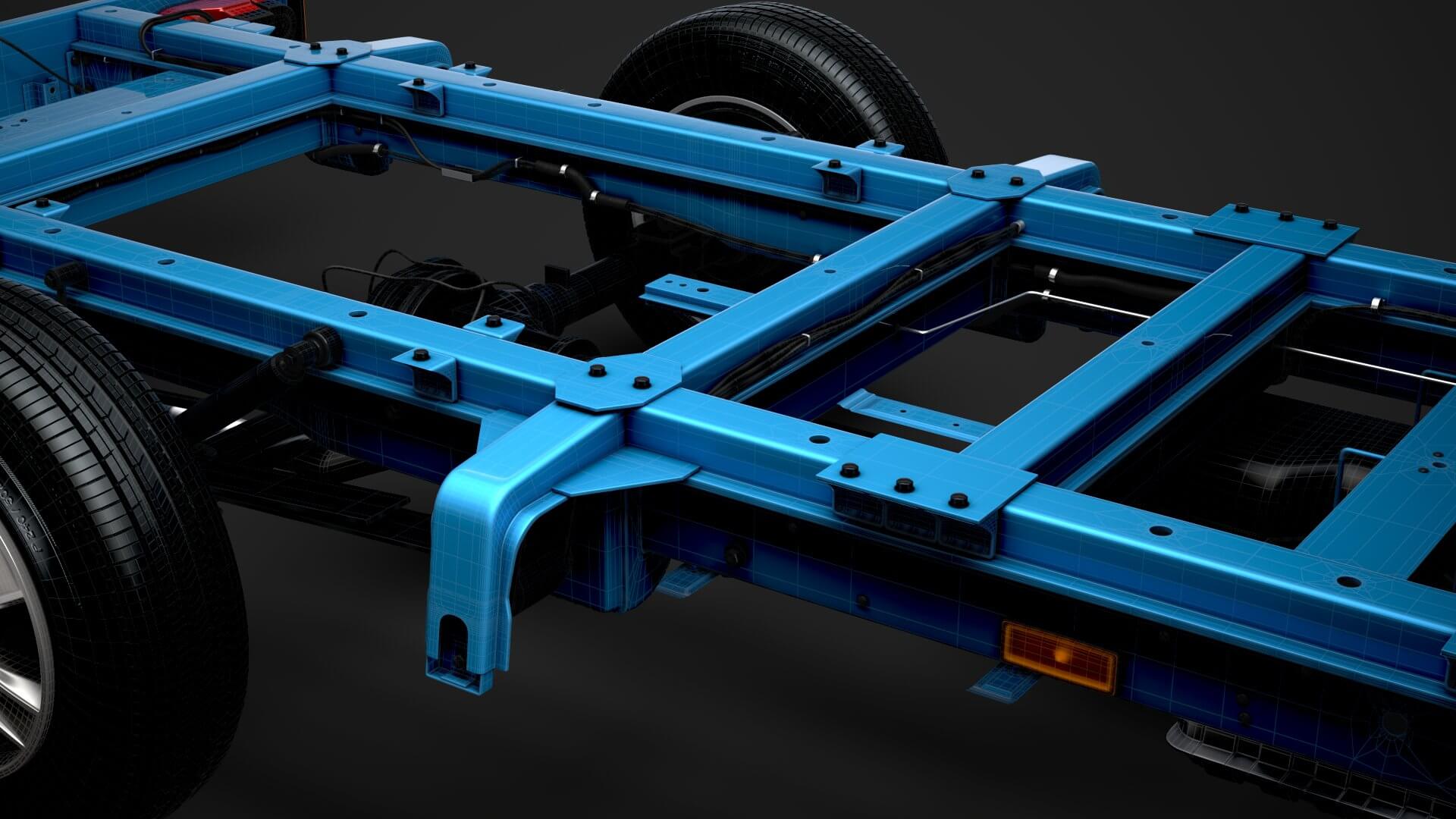 Hyundai H350 Chassis Single Cab SWB 2019 - 3D Model by Creator 3D