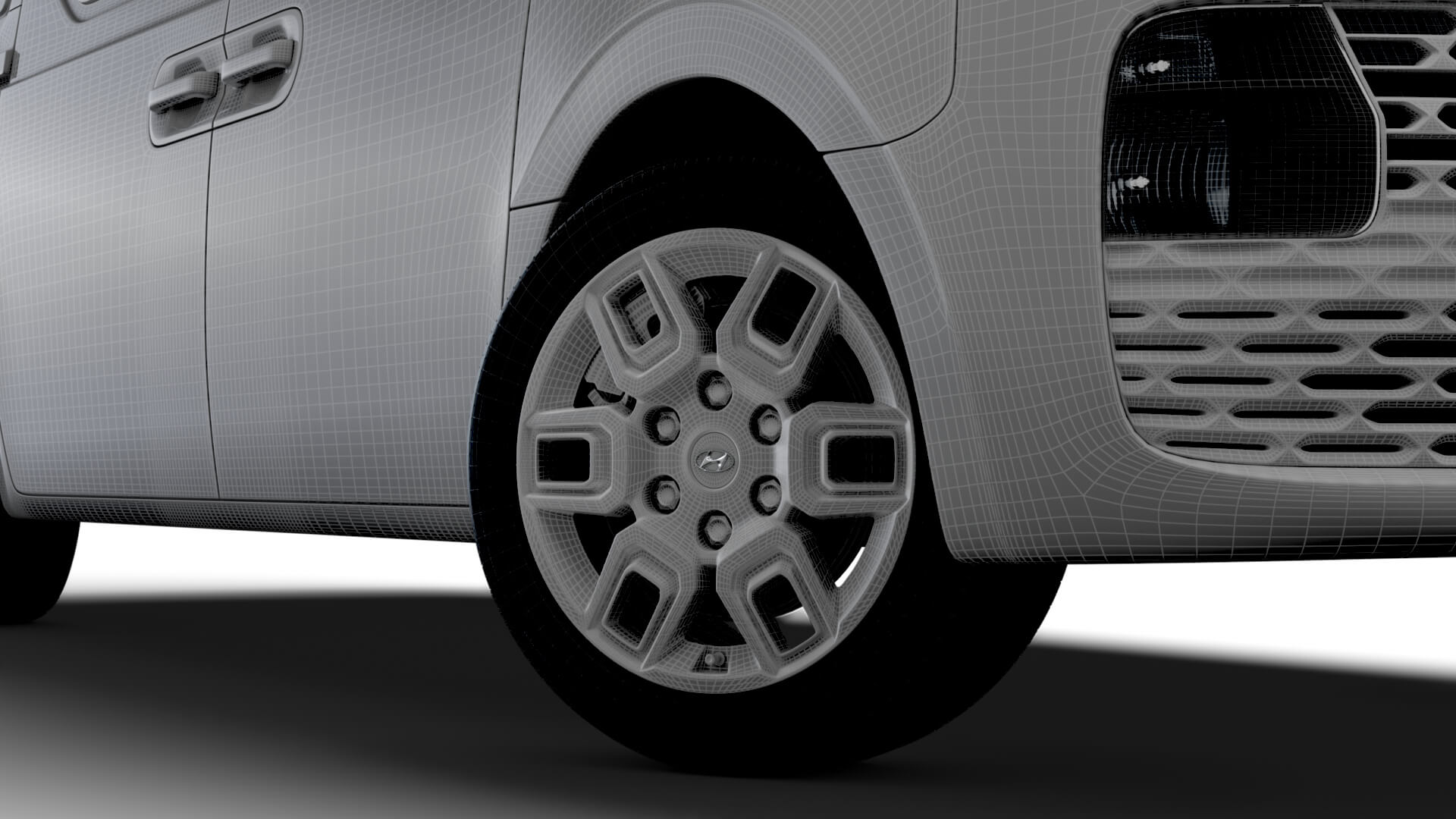 Hyundai Staria Panel Van 2024 - 3D Model by Creator 3D