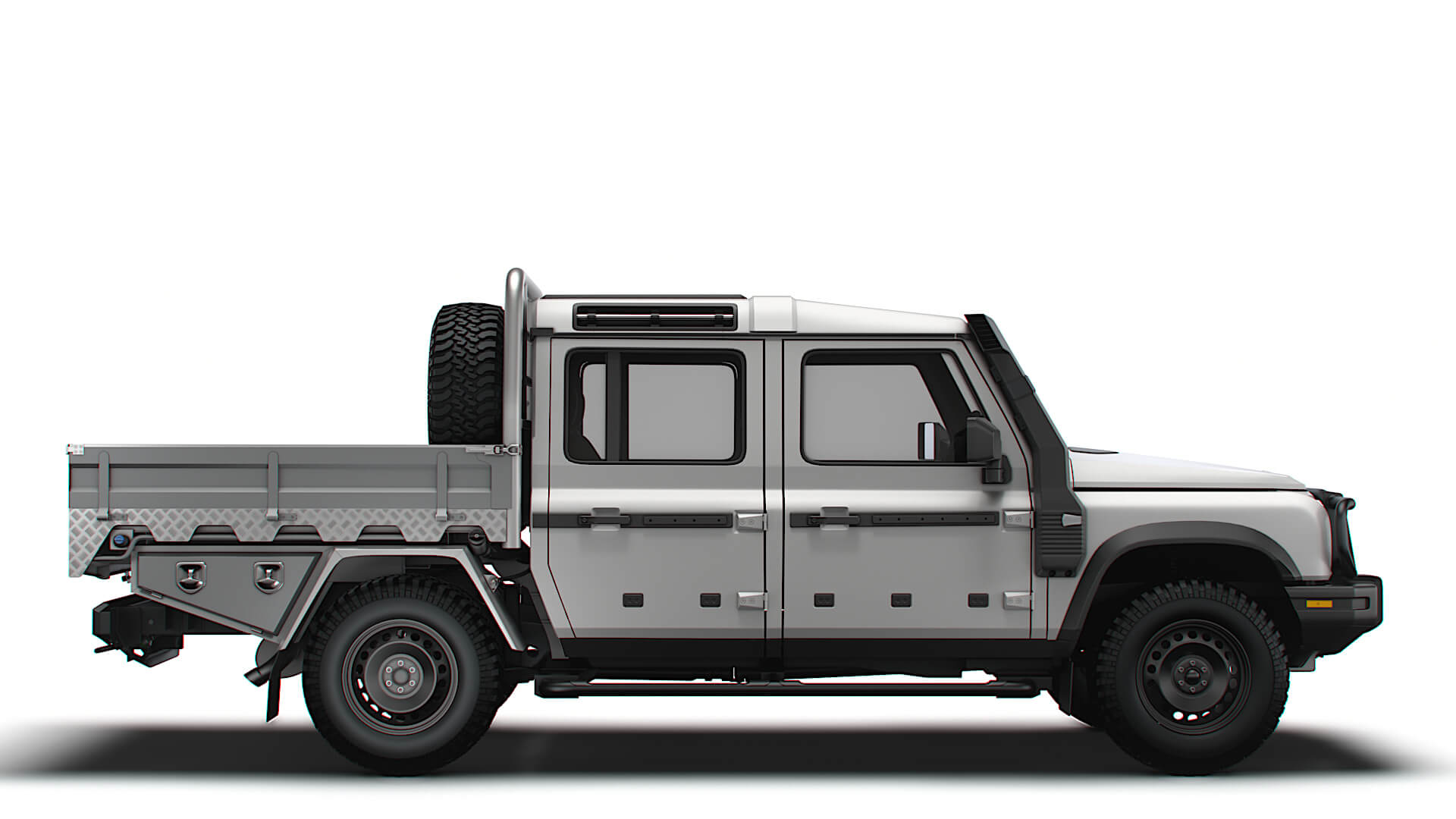 INEOS Grenadier Quartermaster Trialmaster Chassis Cab 2025 - 3D Model by Creator 3D