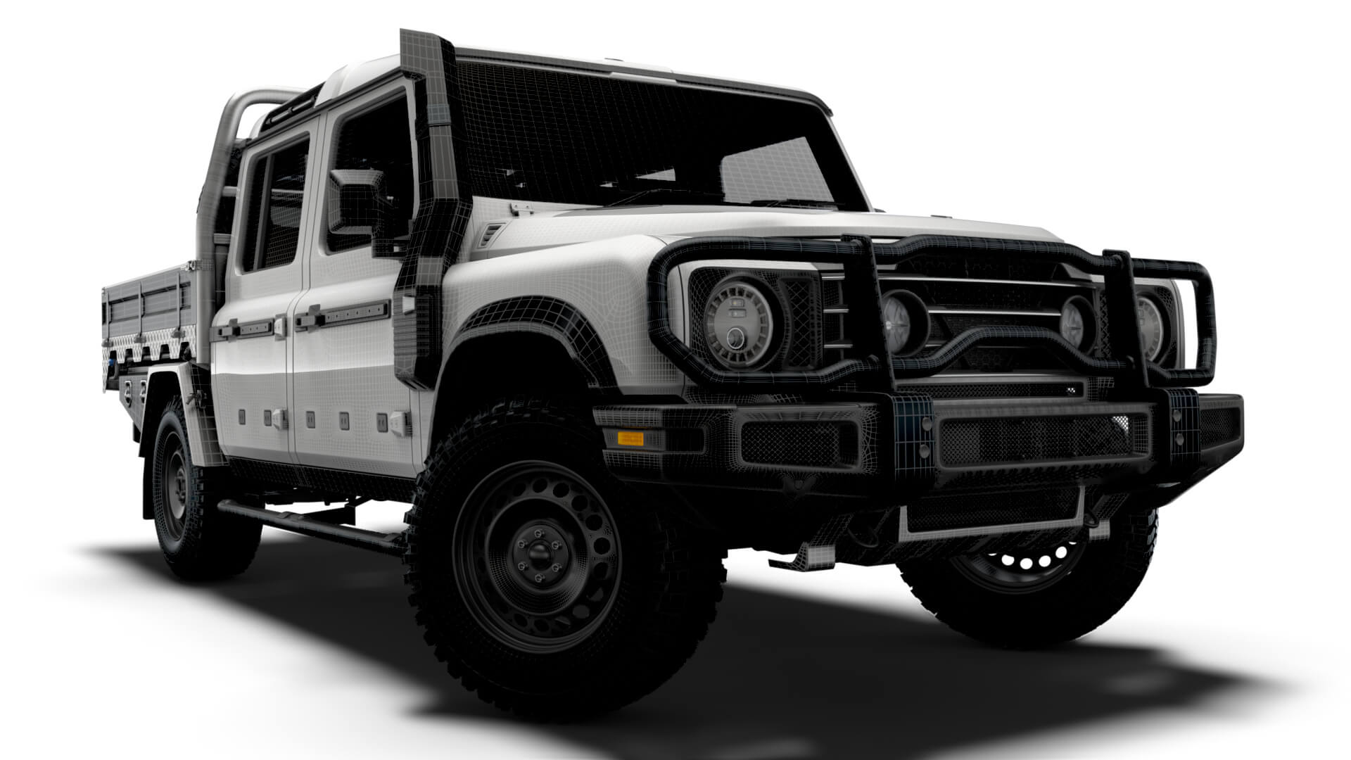 INEOS Grenadier Quartermaster Trialmaster Chassis Cab 2025 - 3D Model ...