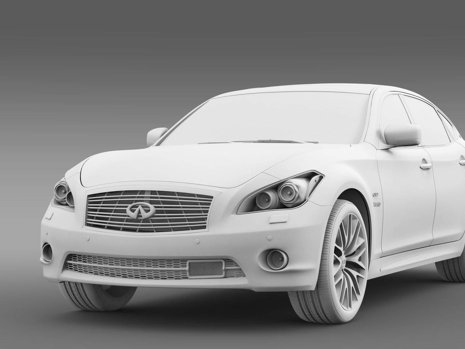 Infiniti M35hL (Y51) 2013 - 3D Model by Creator 3D