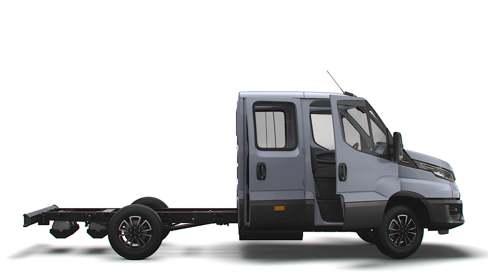 Iveco Daily Crew Cab L2 Chassis 2023 - 3D Model by Creator 3D