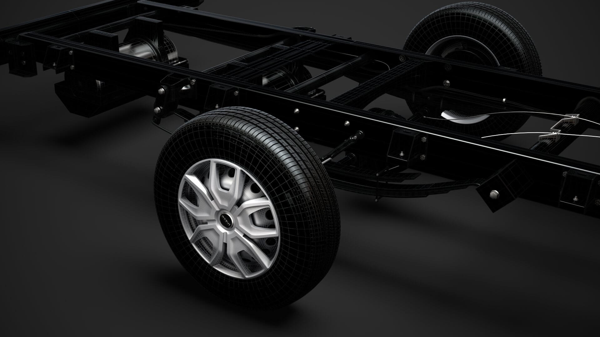 Iveco Daily Crew Cab L3 Chassis 2019 - 3D Model by Creator 3D