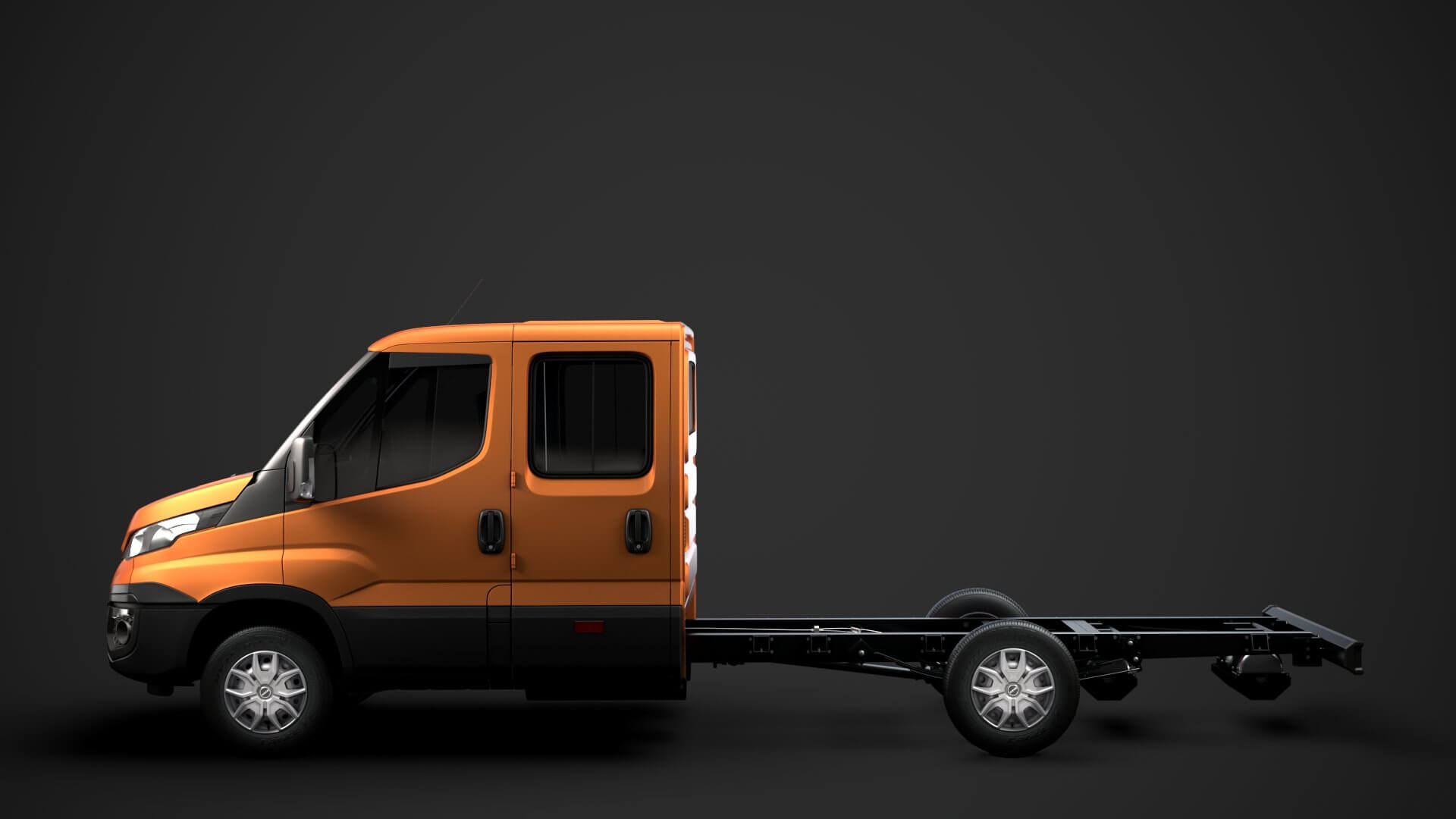 Iveco Daily Crew Cab L3 Chassis 2019 - 3D Model by Creator 3D