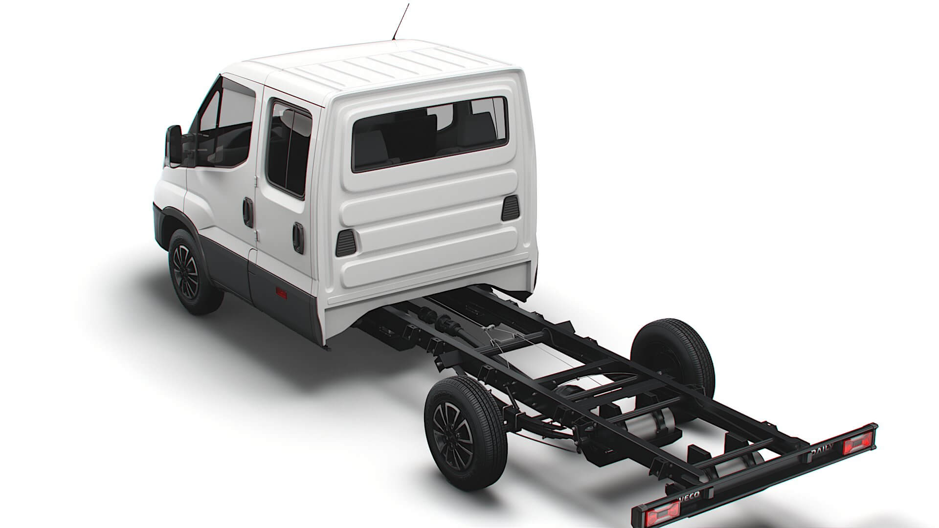 Iveco Daily Crew Cab L3 Chassis 2022 - 3D Model by Creator 3D