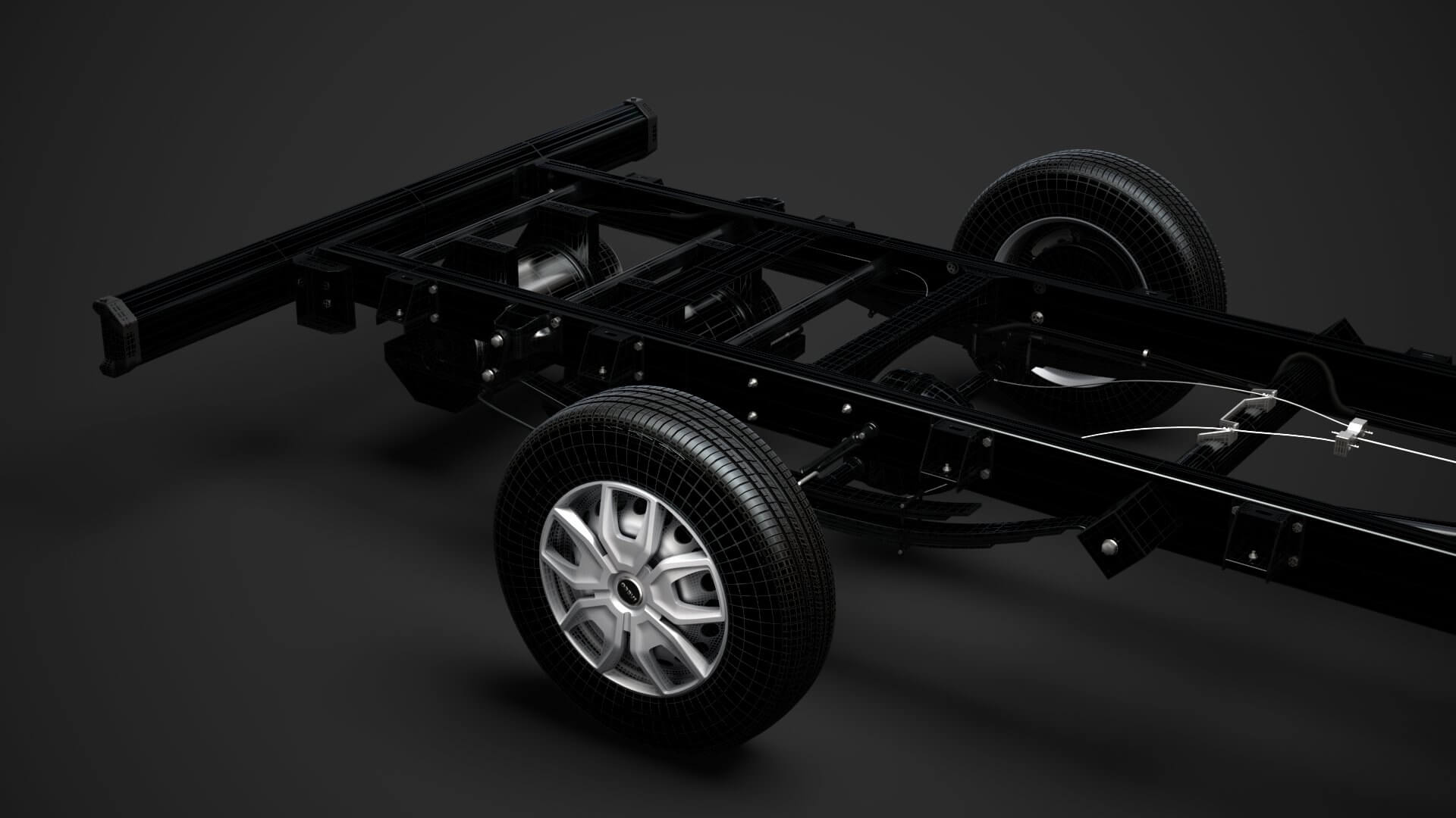 Iveco Daily Crew Cab L4 Chassis 2014 - 3D Model by Creator 3D