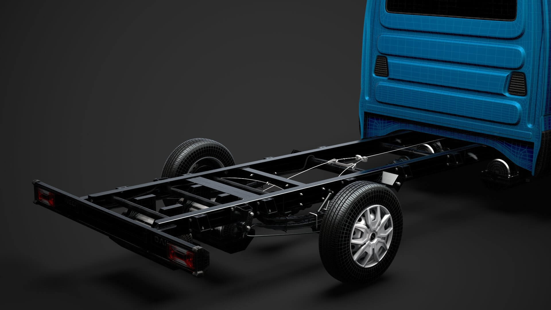 Iveco Daily Crew Cab L4 Chassis 2019 - 3D Model by Creator 3D