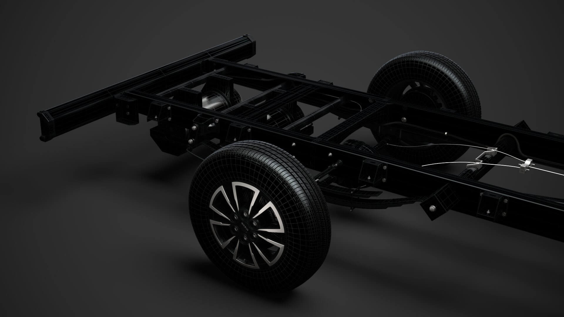 Iveco Daily Crew Cab L4 Chassis 2020 - 3D Model by Creator 3D