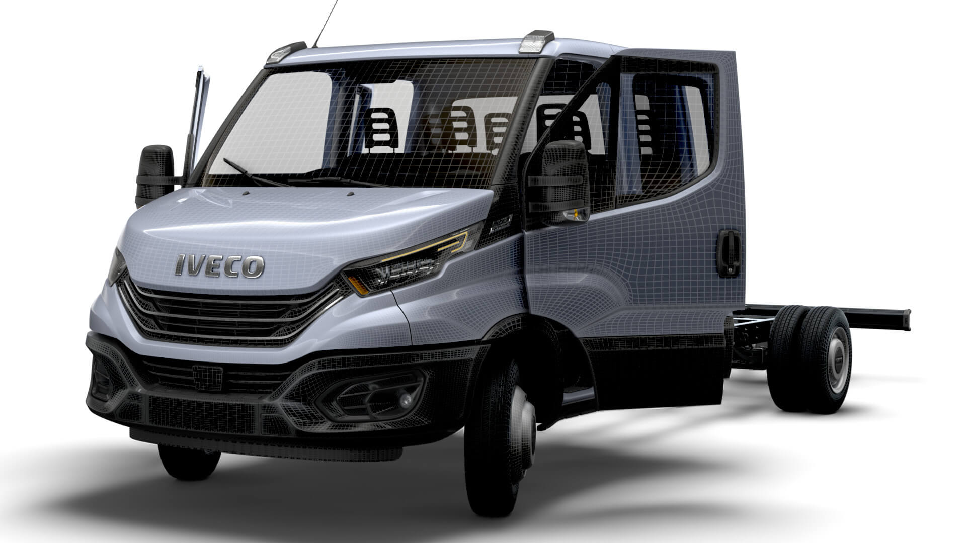 Iveco Daily Crew Cab L5 Chassis 2023 - 3D Model by Creator 3D