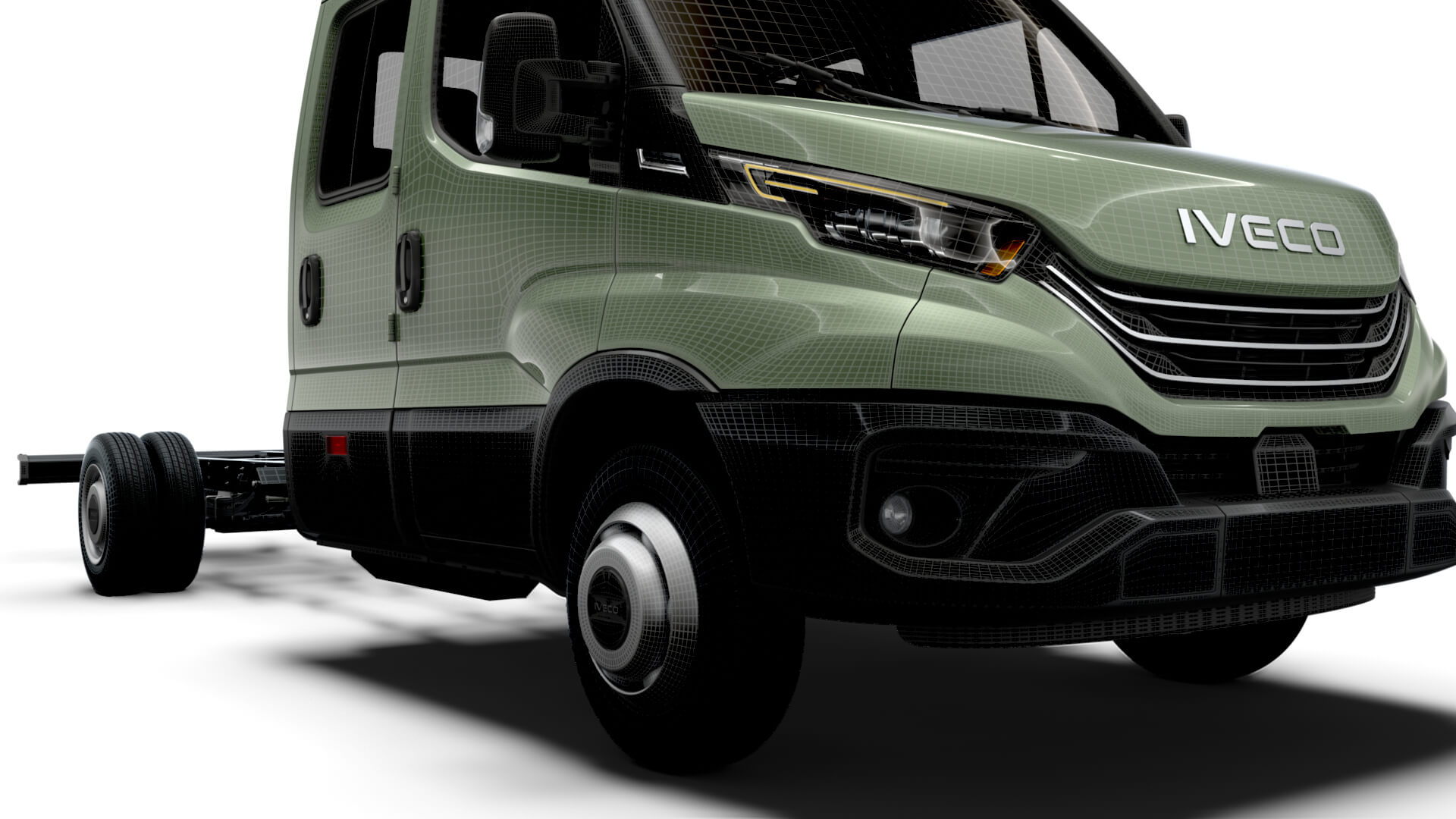 Iveco Daily Crew Cab L5 Chassis 2024 - 3D Model by Creator 3D