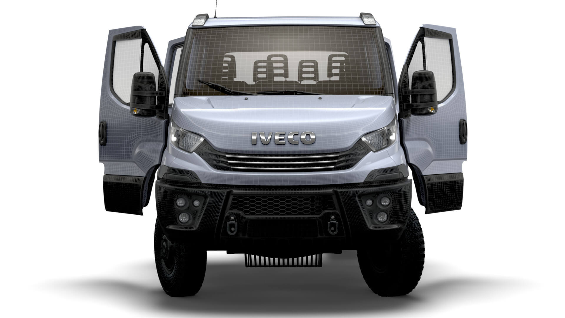 Iveco Daily Doka 4x4 HQ Interior 2017 - 3D Model by Creator 3D