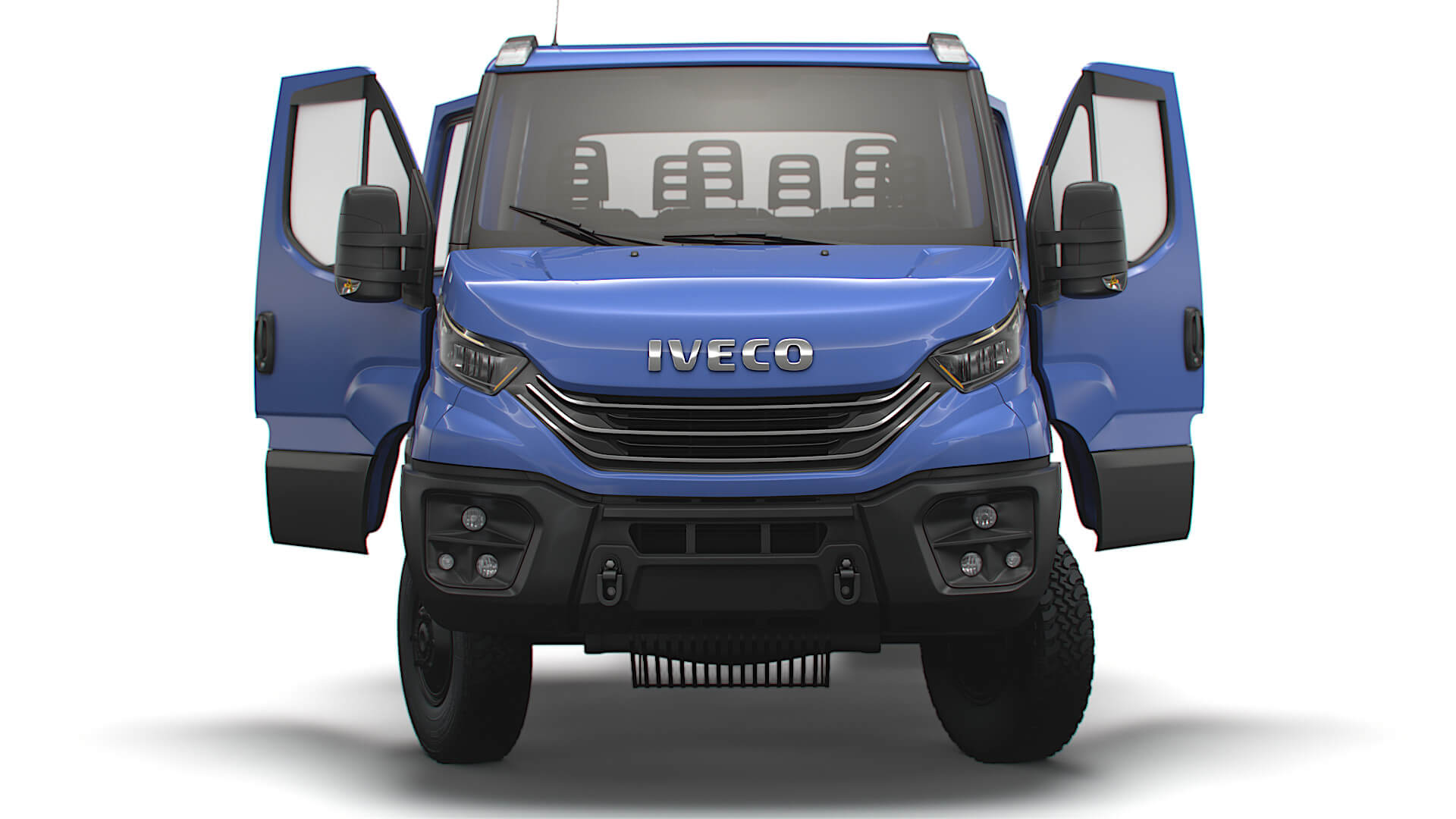 Iveco Daily Doka 4X4 HQ Interior 2023 - 3D Model by Creator 3D
