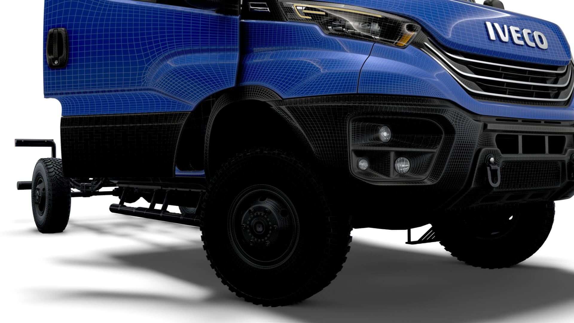 Iveco Daily Doka 4X4 HQ Interior 2023 - 3D Model by Creator 3D