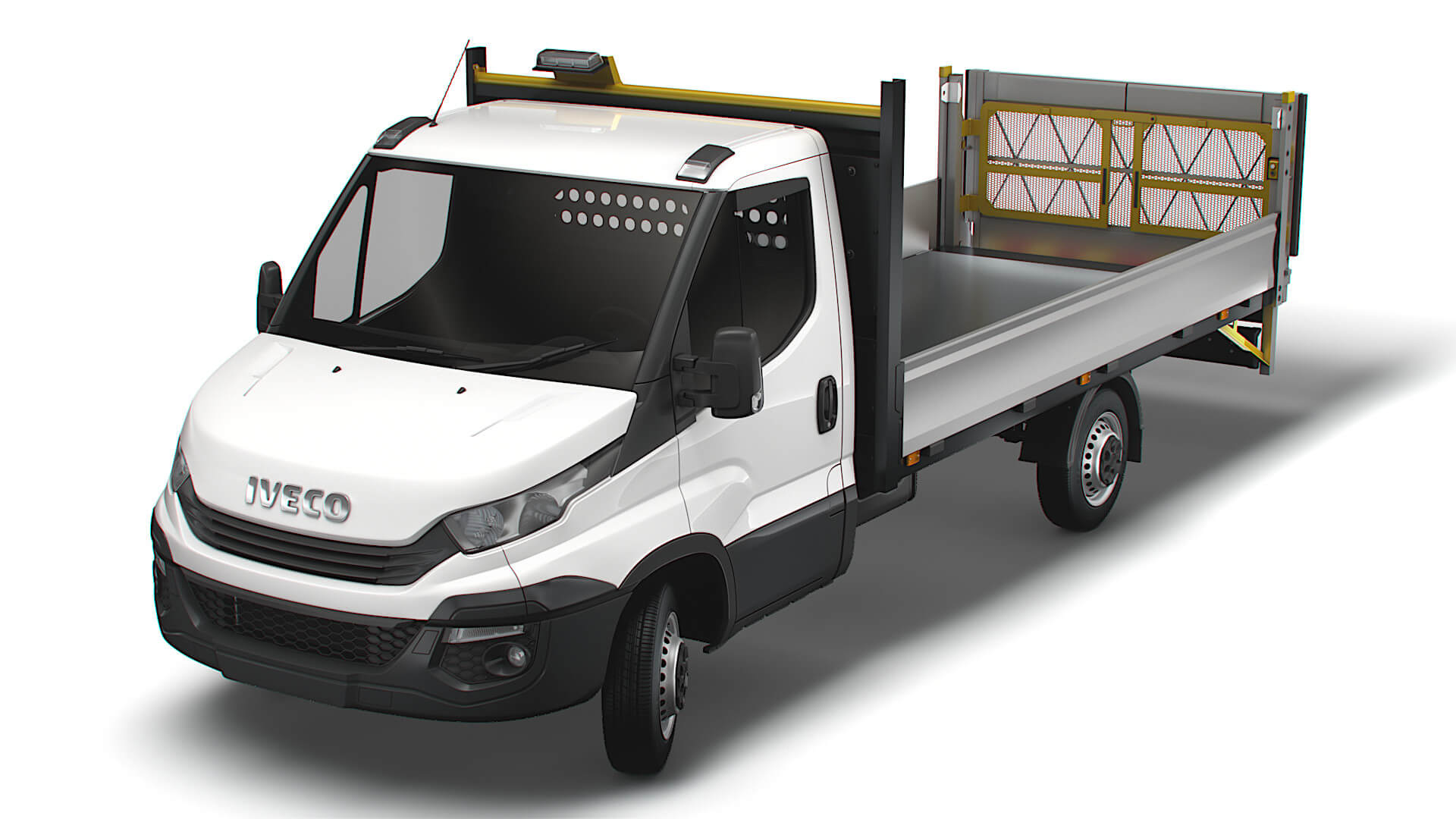 Iveco Daily Dropside Tail Lift 2018 - 3D Model by Creator 3D
