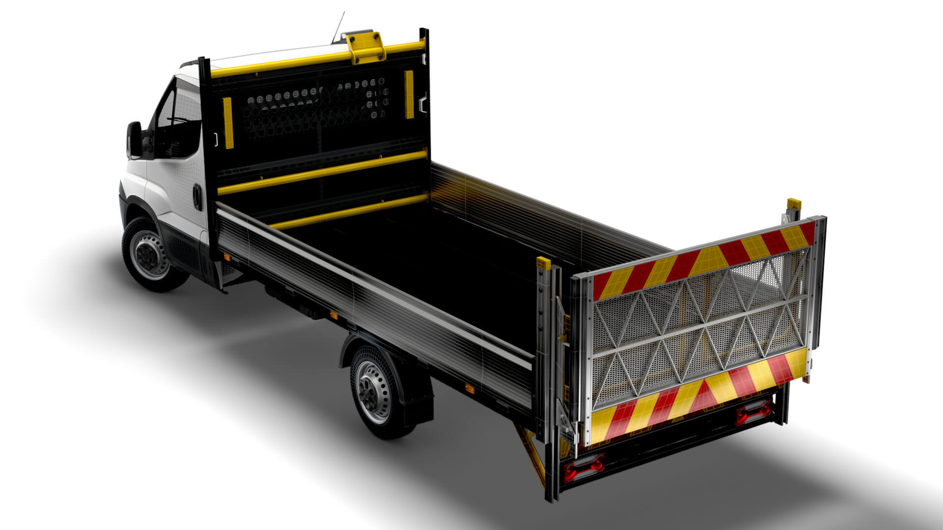 Iveco Daily Dropside Tail Lift 2018 - 3D Model by Creator 3D
