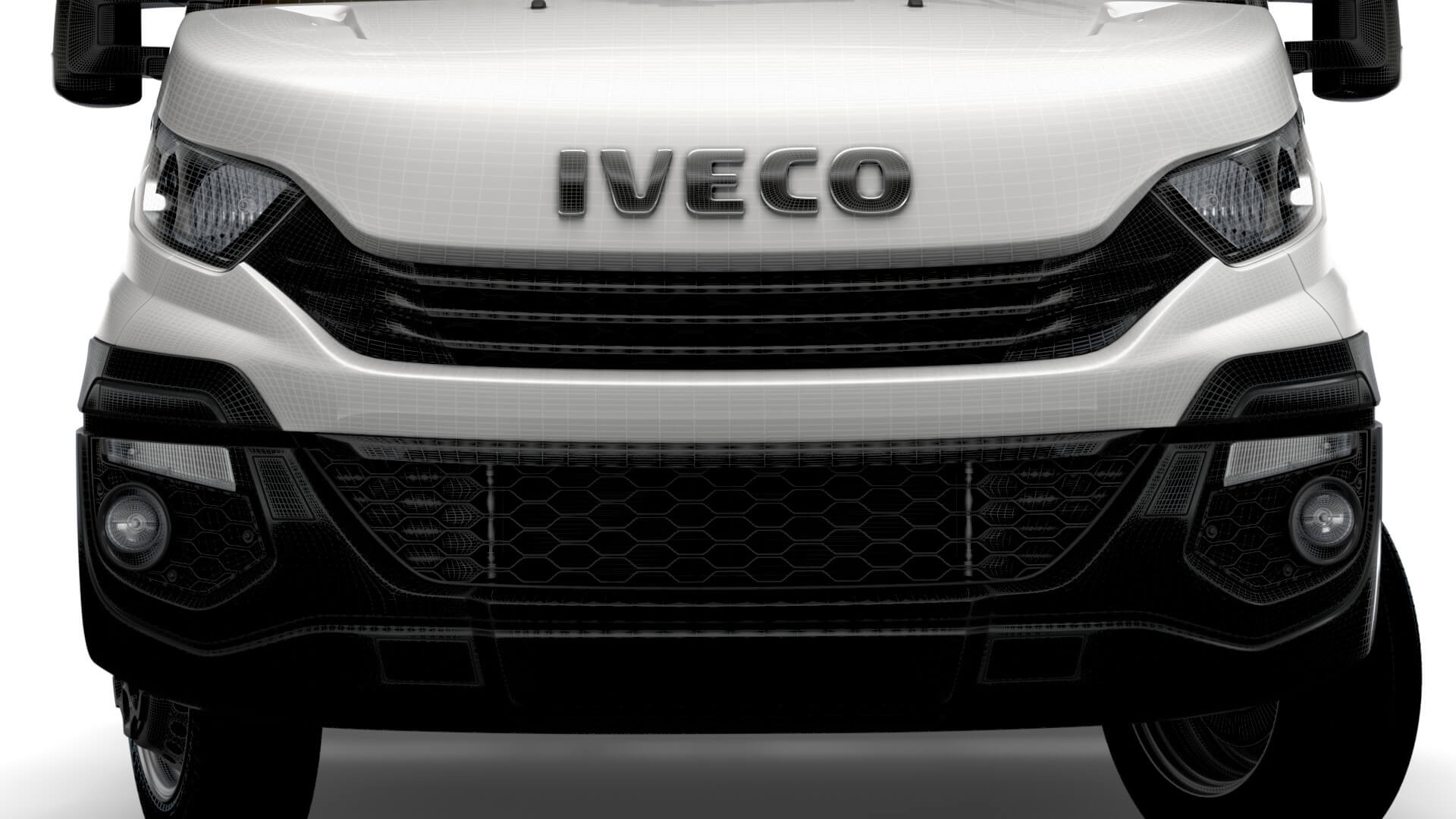 Iveco Daily Dropside Tail Lift 2018 - 3D Model by Creator 3D