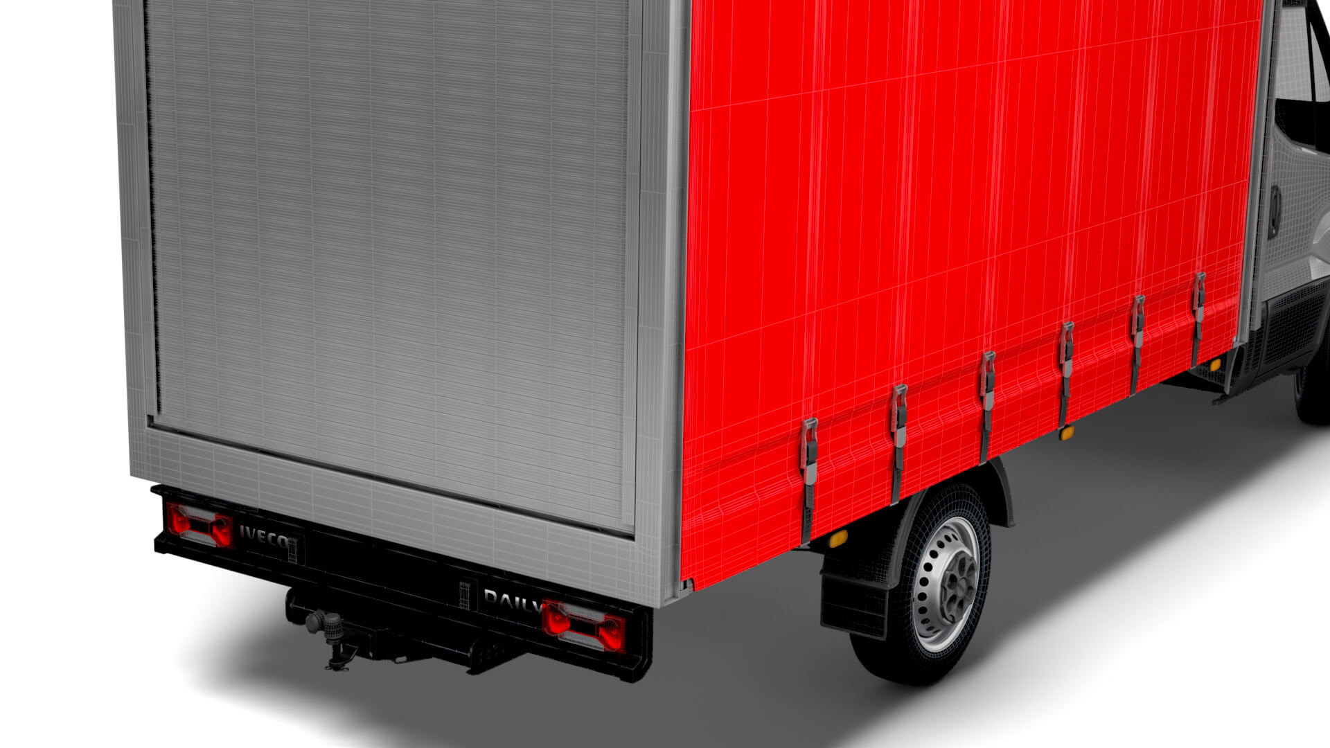 Iveco Daily Luton Curtainsider 2021 - 3D Model by Creator 3D