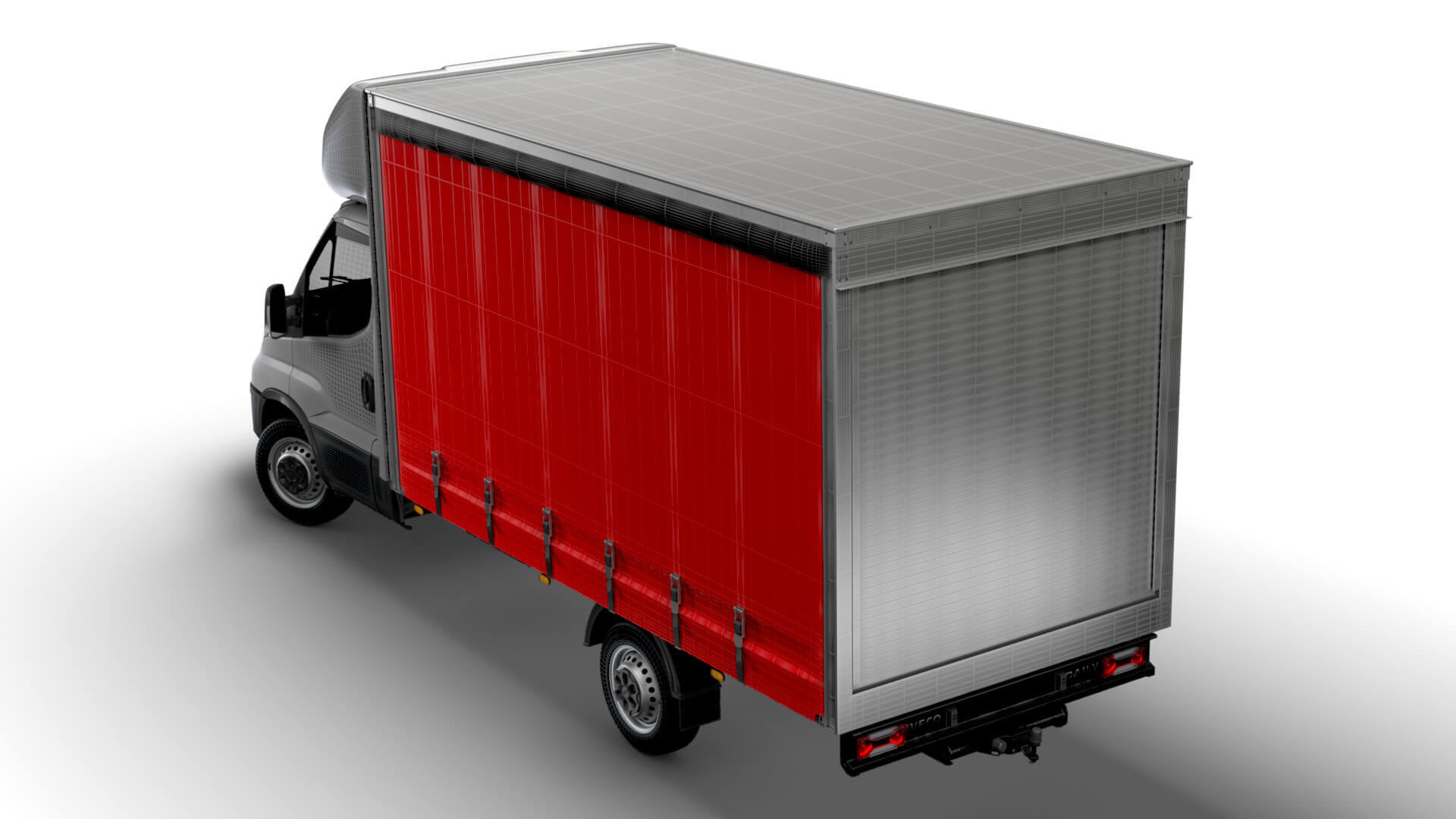 Iveco Daily Luton Curtainsider 2021 - 3D Model by Creator 3D