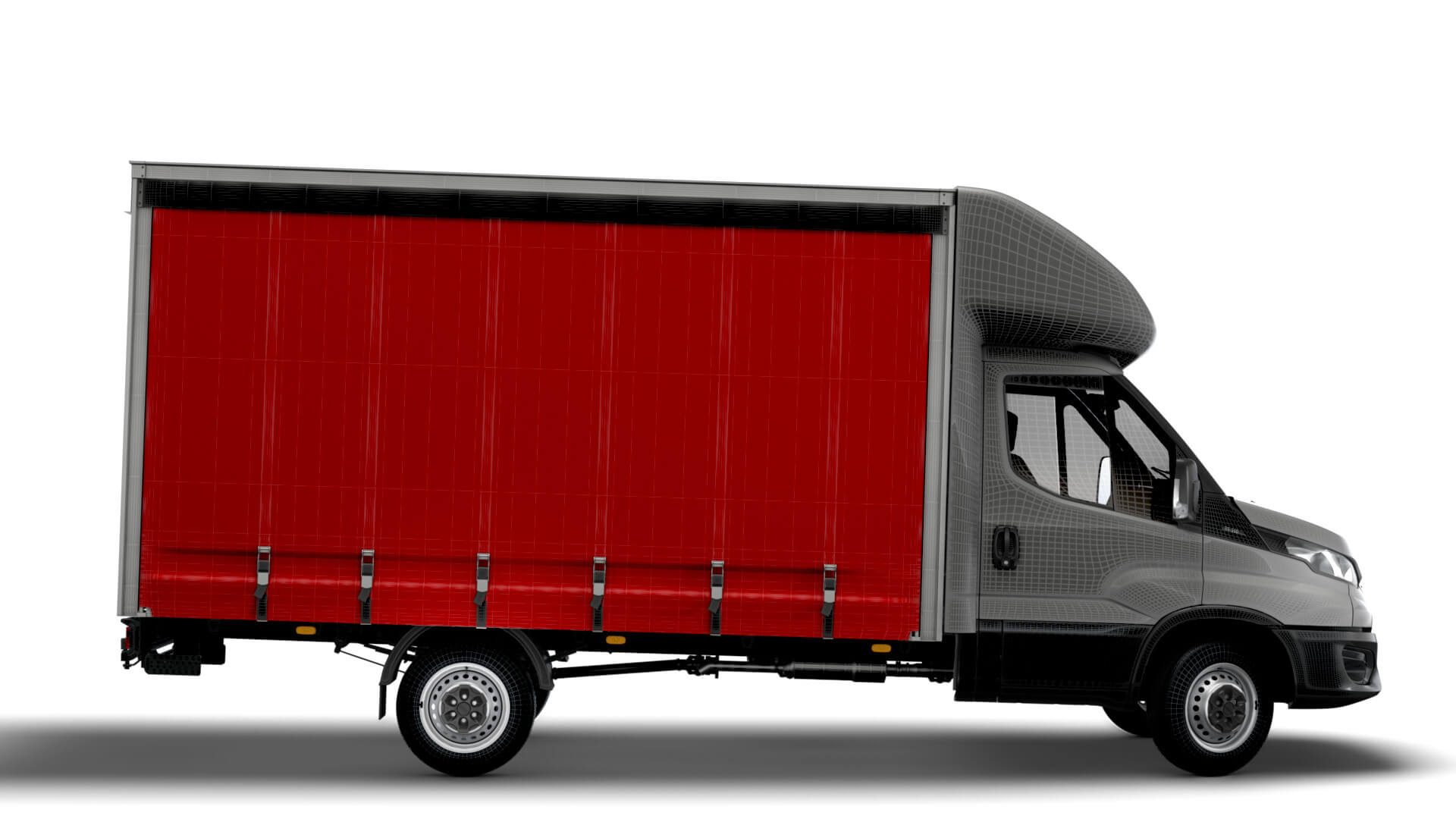 Iveco Daily Luton Curtainsider 2021 - 3D Model by Creator 3D