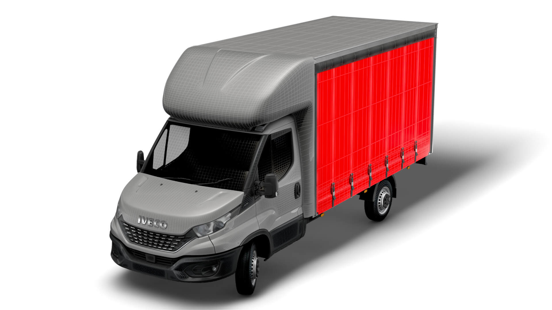 Iveco Daily Luton Curtainsider 2021 - 3D Model by Creator 3D