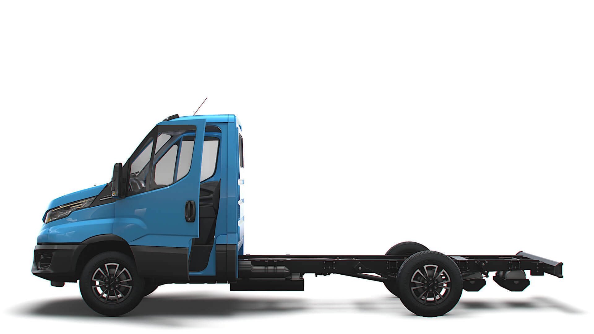 Iveco Daily Single Cab HQ Interior L2 Chassis 2023 - 3D Model by Creator 3D
