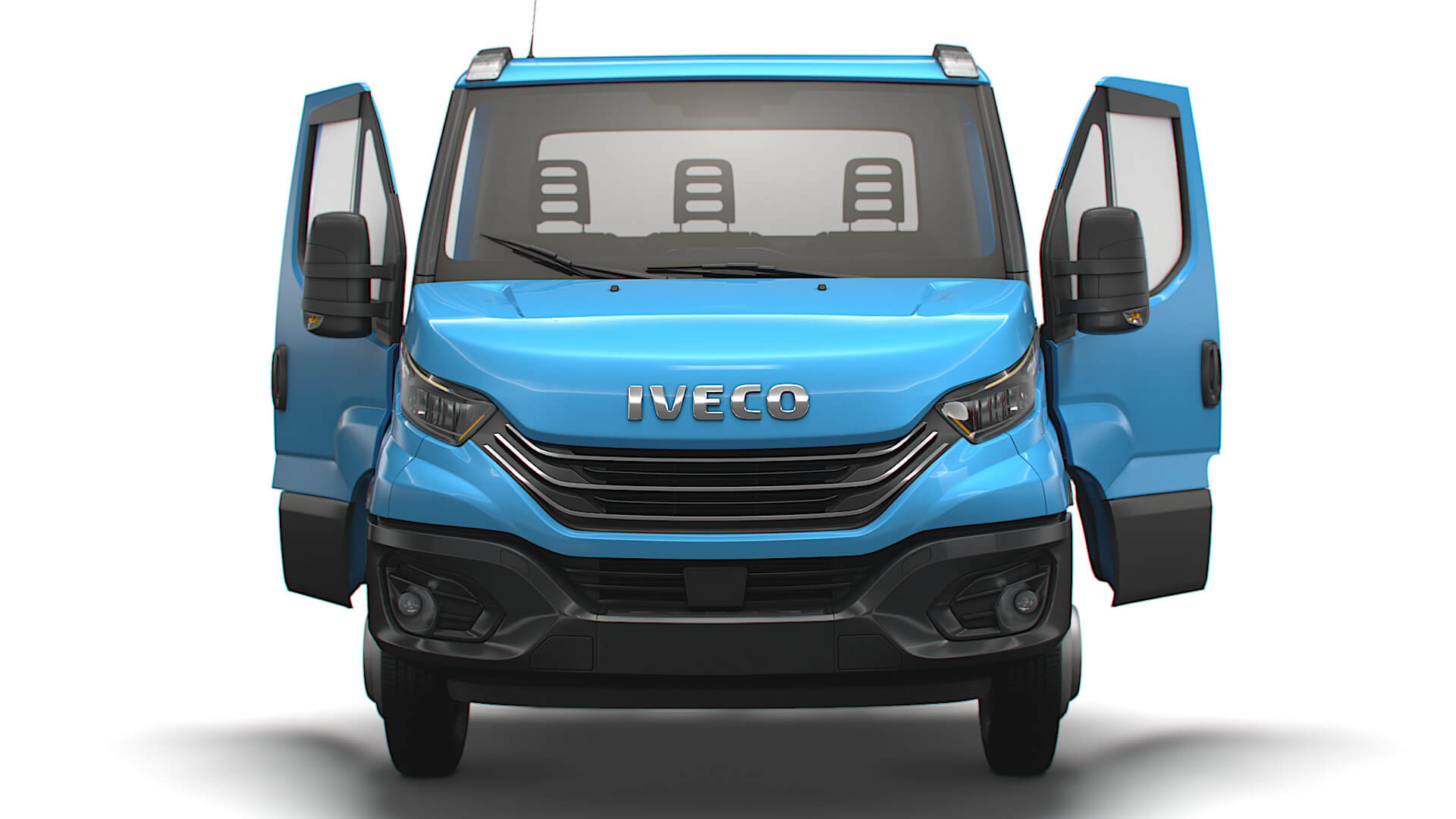 Iveco Daily Single Cab HQ Interior L6 Chassis 2023 - 3D Model by Creator 3D
